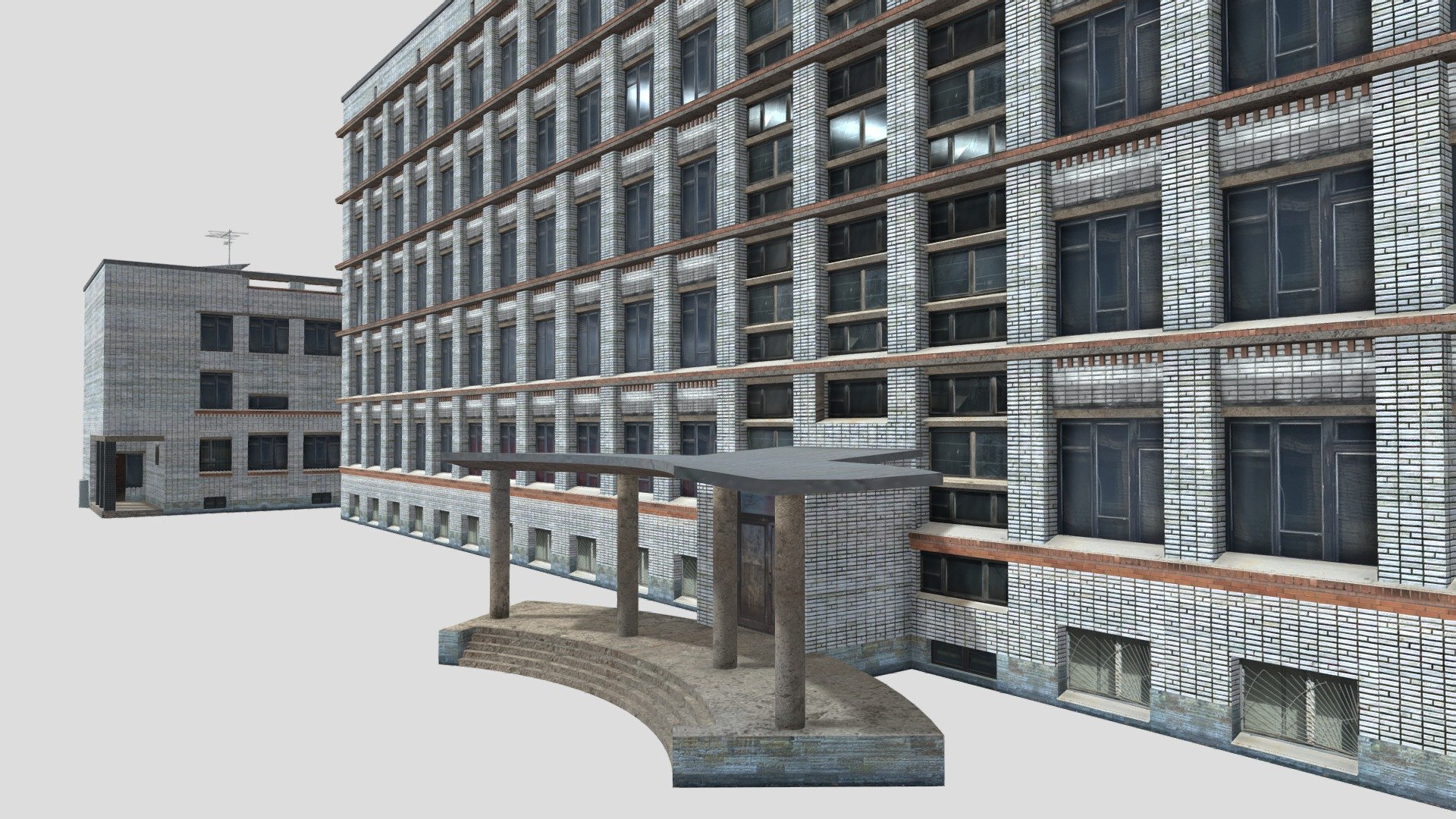 Leningrad Polytechnic Institute, building #3 - 3D model by Shotkey [9c35595] - Sketchfab