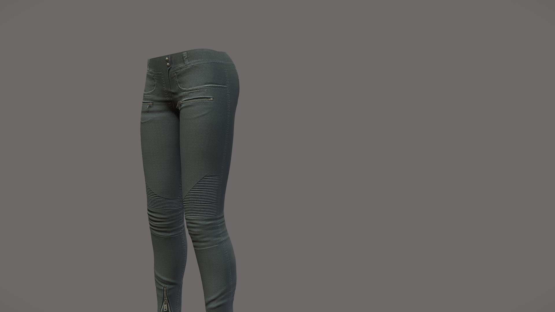 Female Urban Denim Jeans Pants - Buy Royalty Free 3D model by 3dia ...