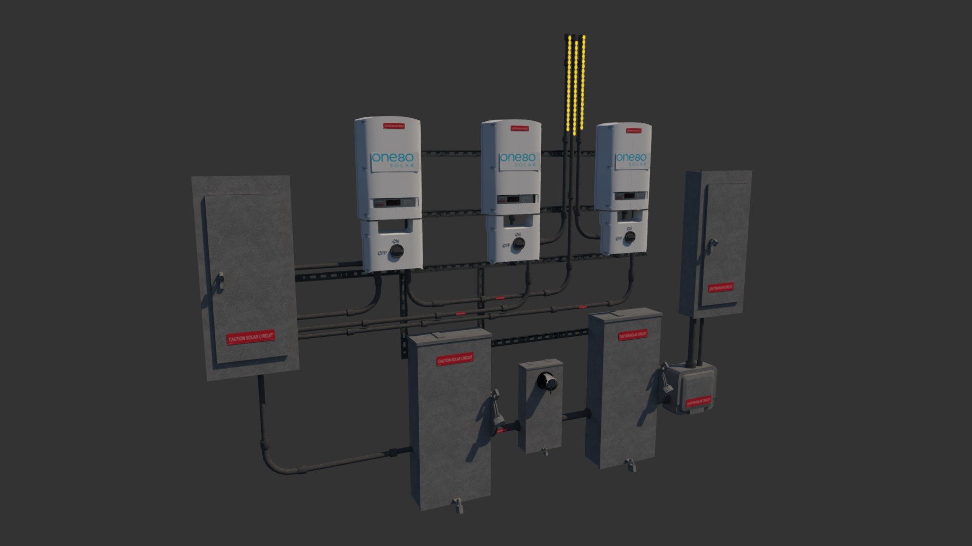 Inverter - Download Free 3D model by One80 Solar (@one80solar) [9c3623c ...