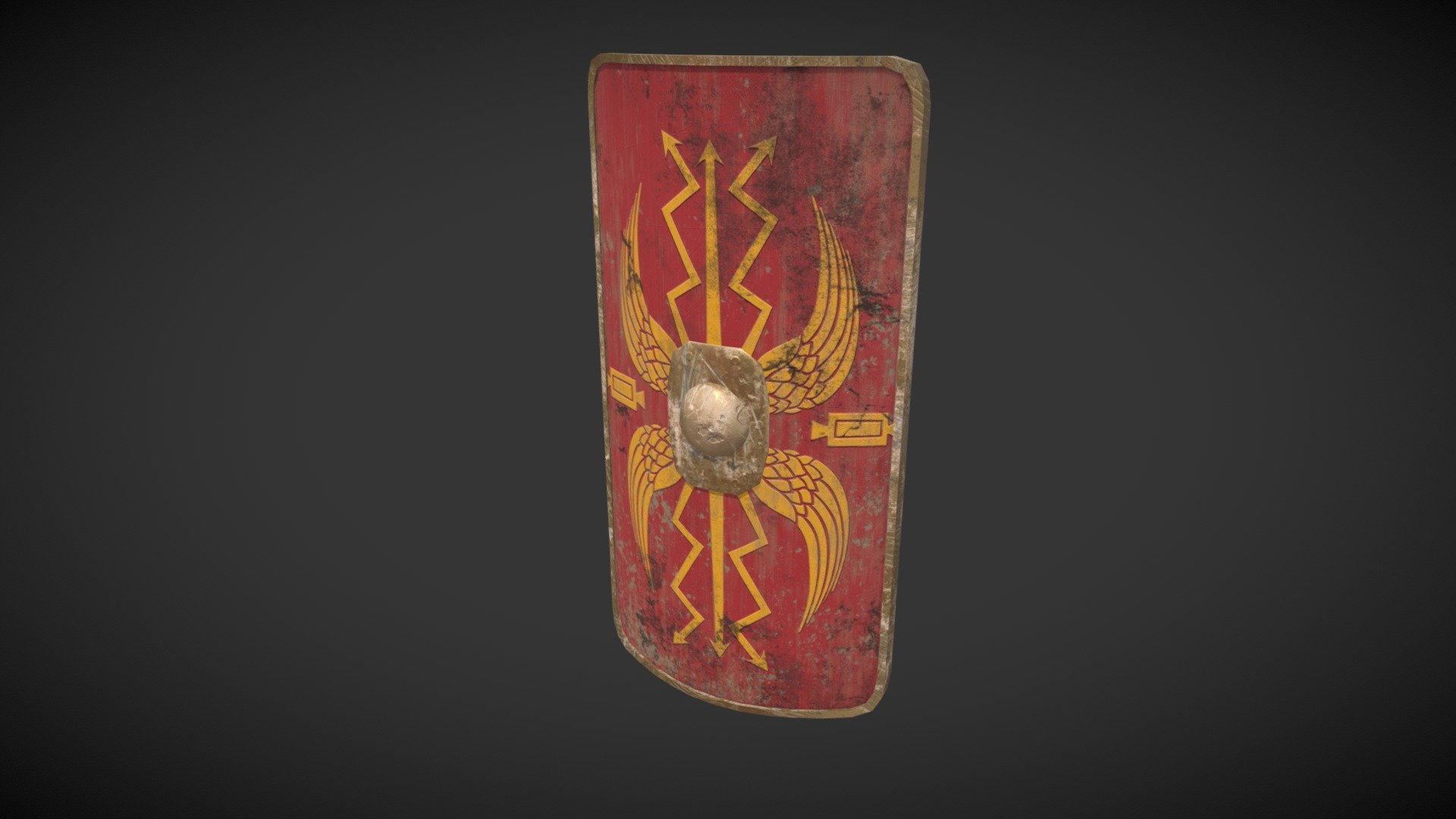 Roman Shield Scutum - 3D model by max_115 [9c365e4] - Sketchfab