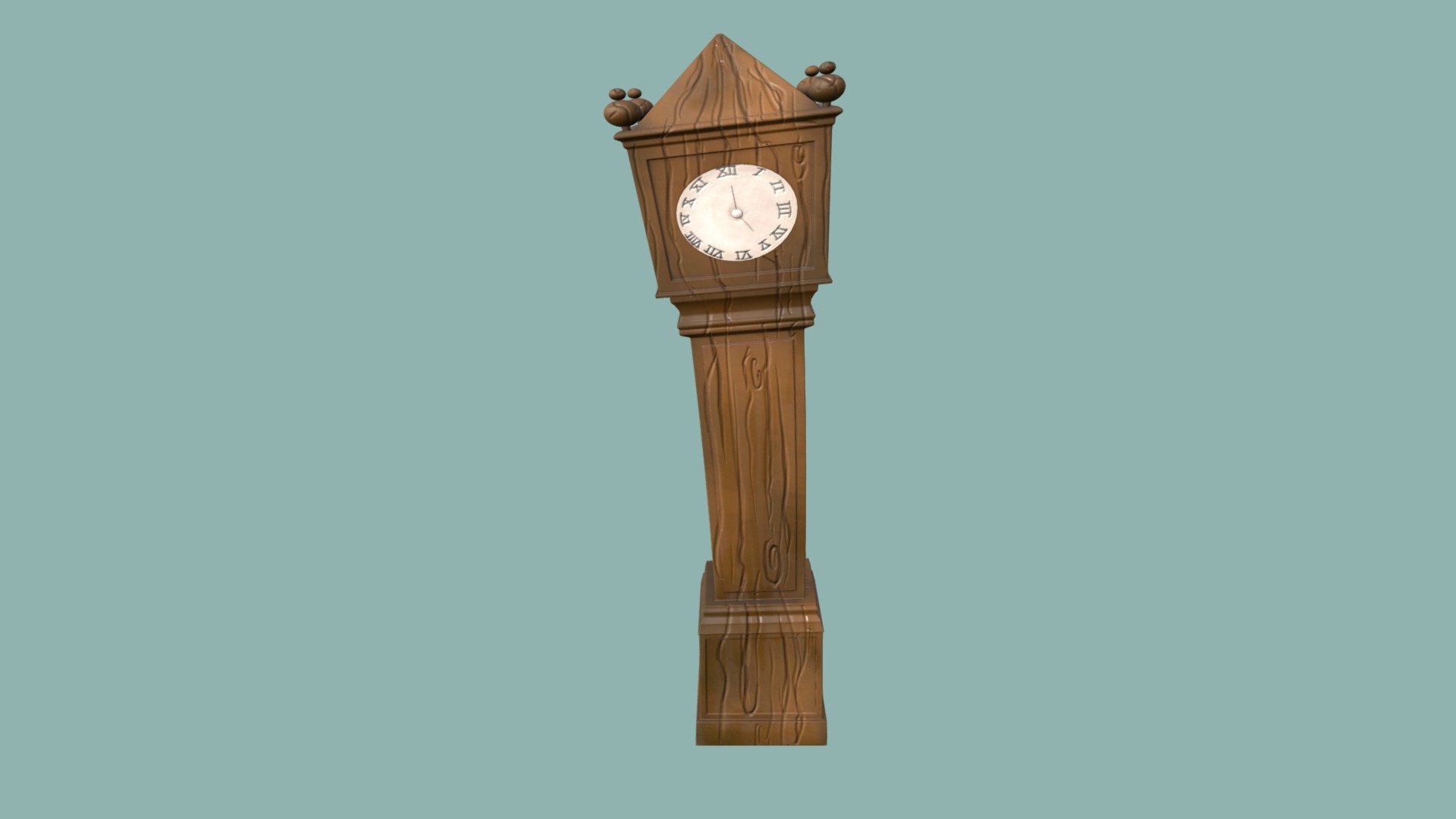 Grandfather Clock_Exo - 3D model by LaeCa [9c36b8c] - Sketchfab