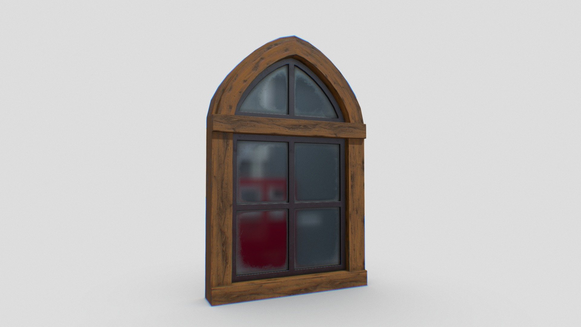 Wooden Window 84x14x130 - Buy Royalty Free 3D model by ...