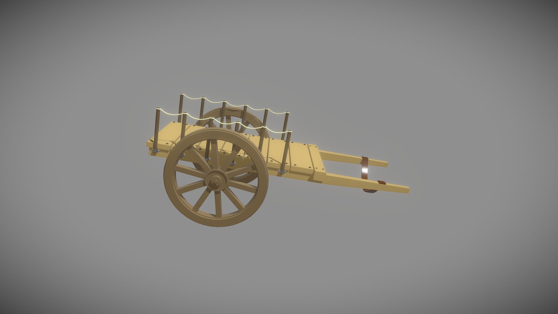 Cart - 3D model by mslugocka [9c3a4ed] - Sketchfab