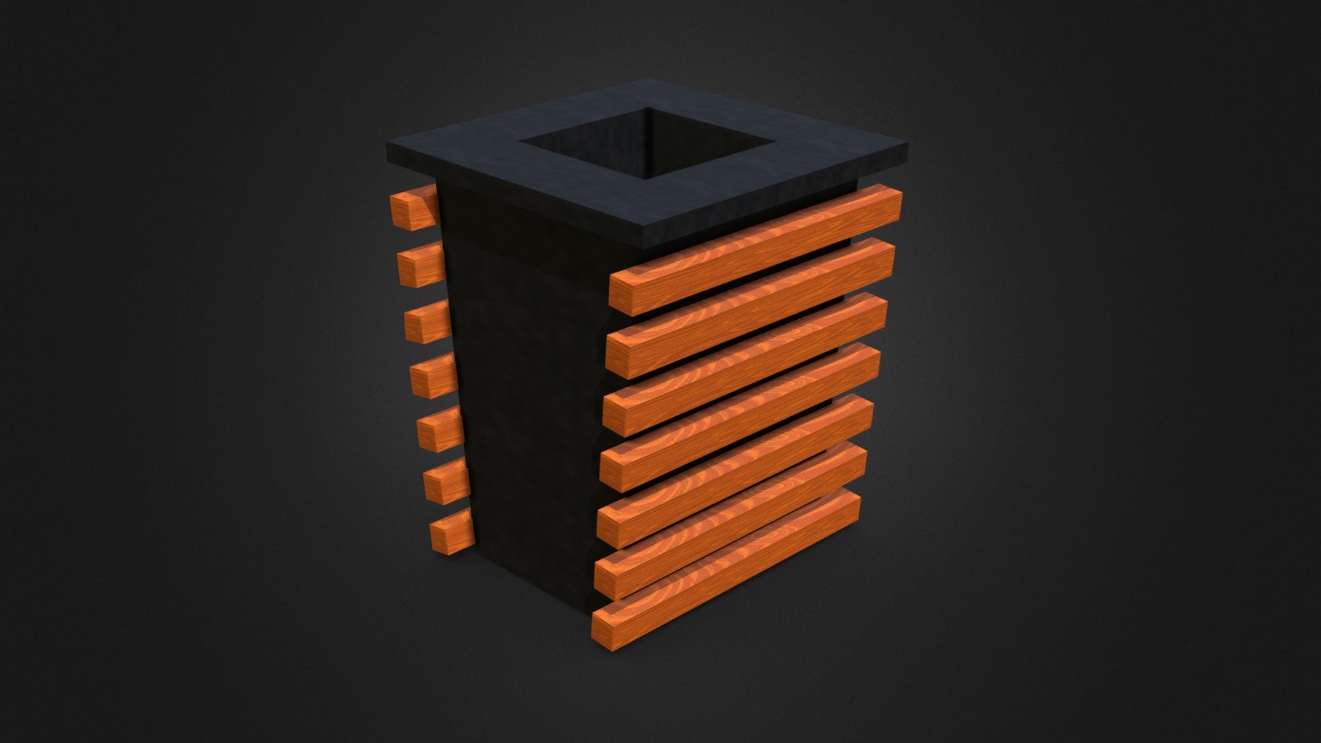 Trash Bin - Download Free 3D model by JungleBird [9c3b057] - Sketchfab