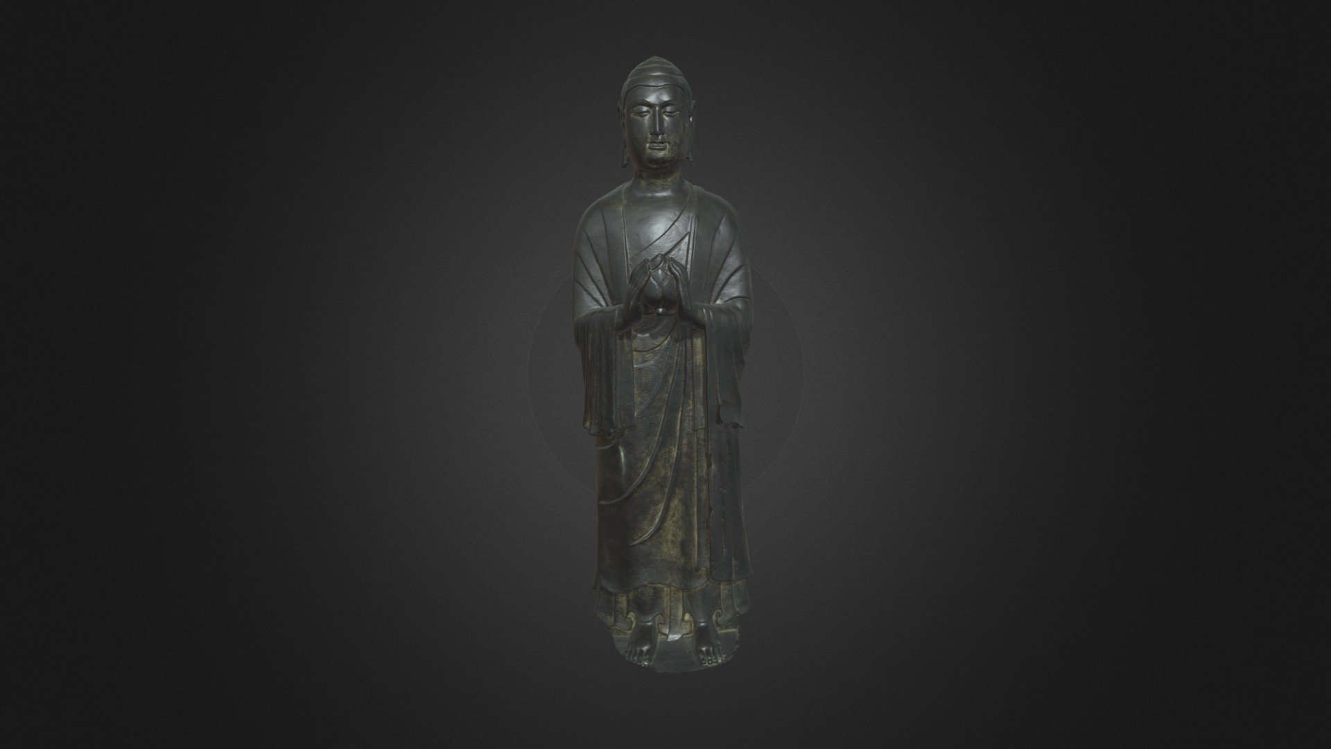 PEN-C151 Pratyekabuddha Standing - 3D model by Center for the Art of ...