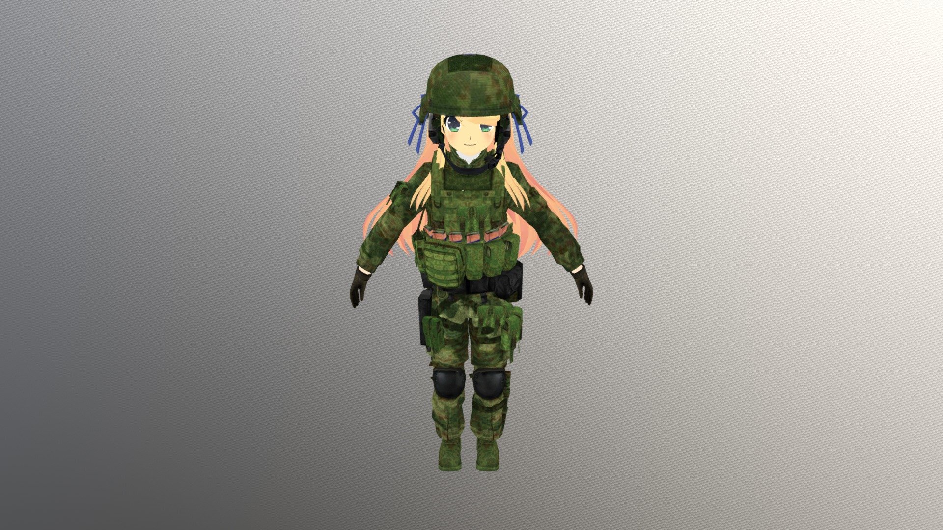 ВС РФ аниме для VRCHAT - Download Free 3D model by AniDub_2901 ...