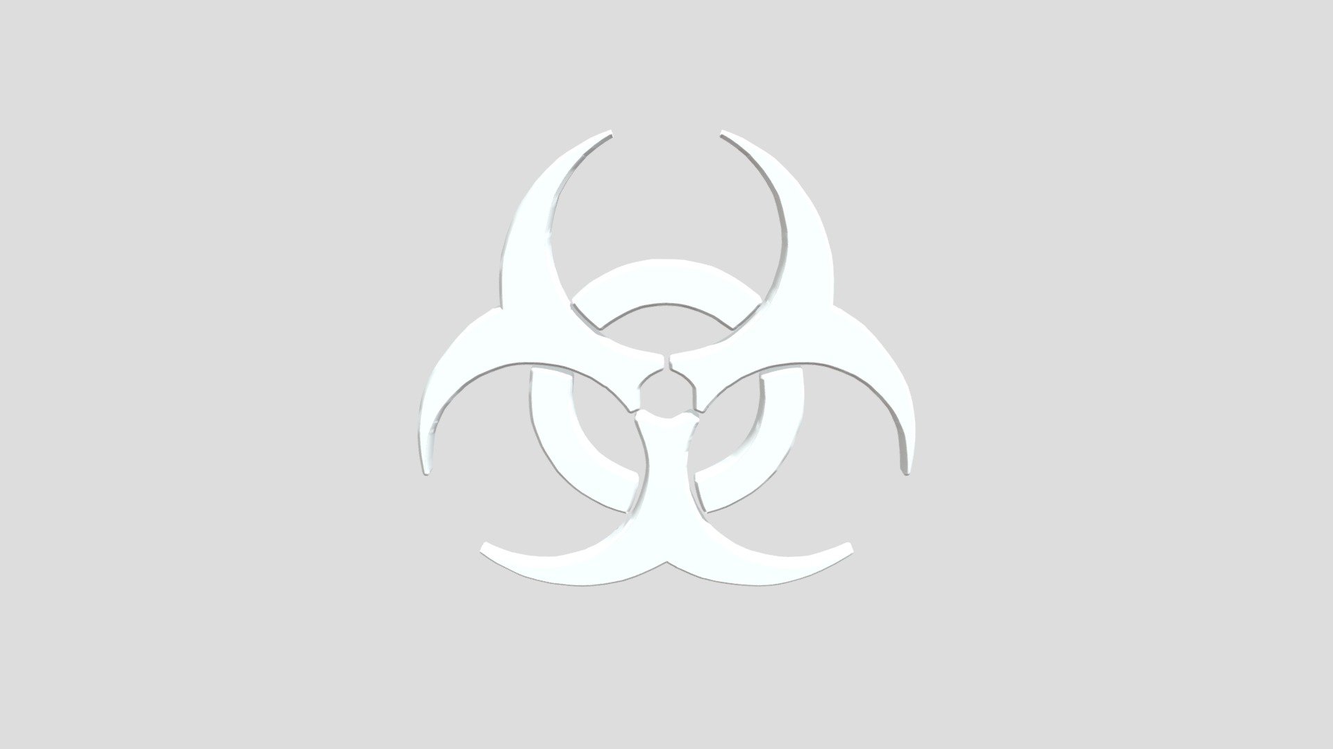 Biohazard Logo (untextured) - Download Free 3D model by Jraosz [9c3faf2 ...