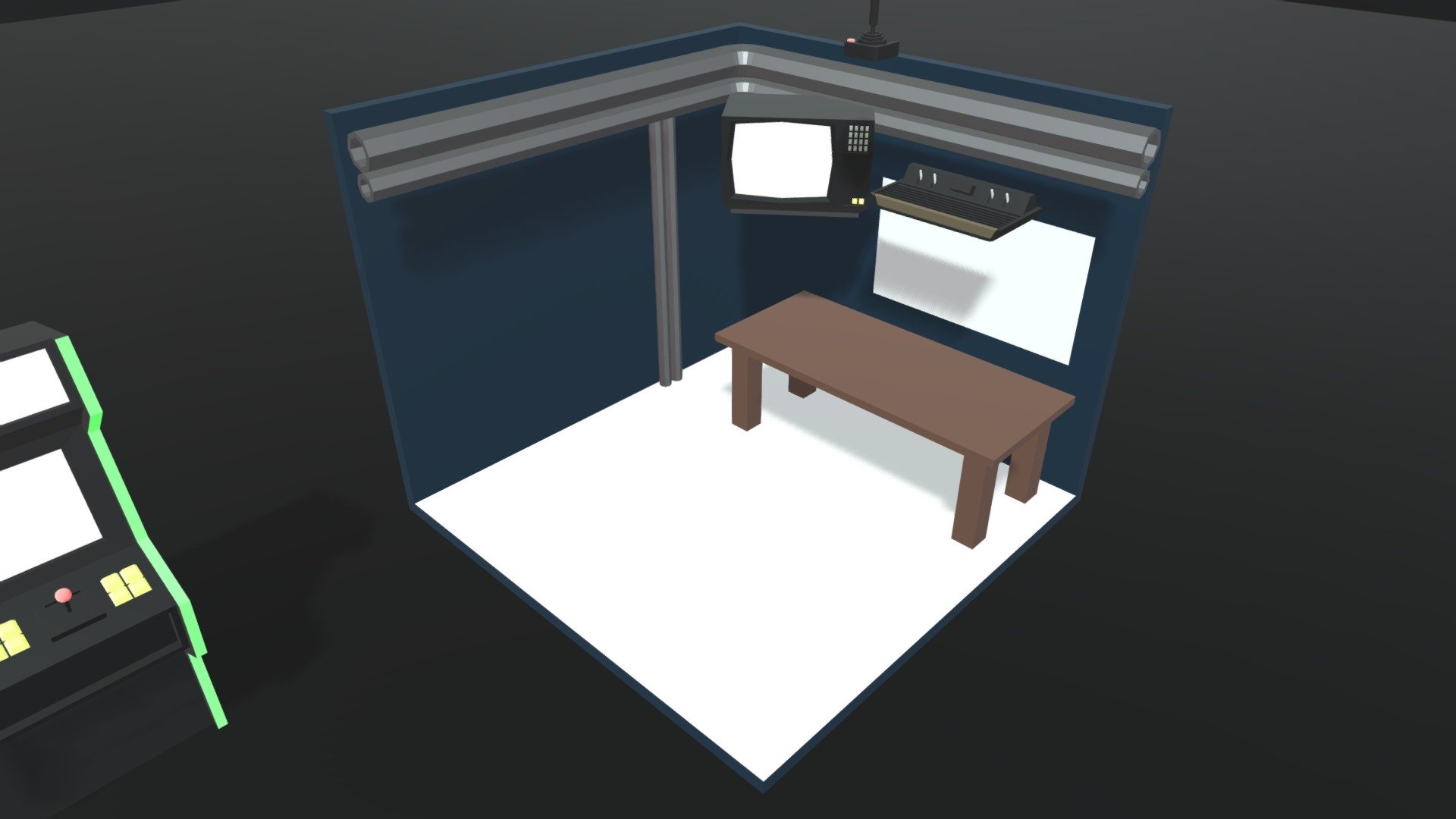 Retro90s Room - 3D model by Little Foxz (@foxzz) [9c400fc] - Sketchfab