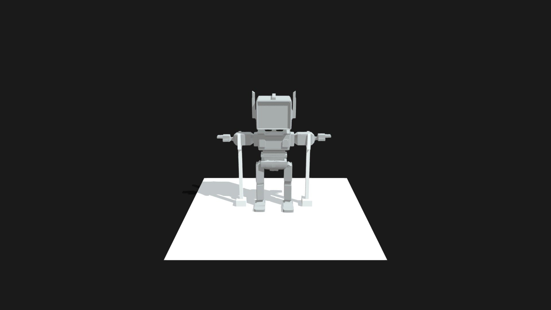 Robot T Posev02 - 3D model by olliefreeman [9c405c2] - Sketchfab