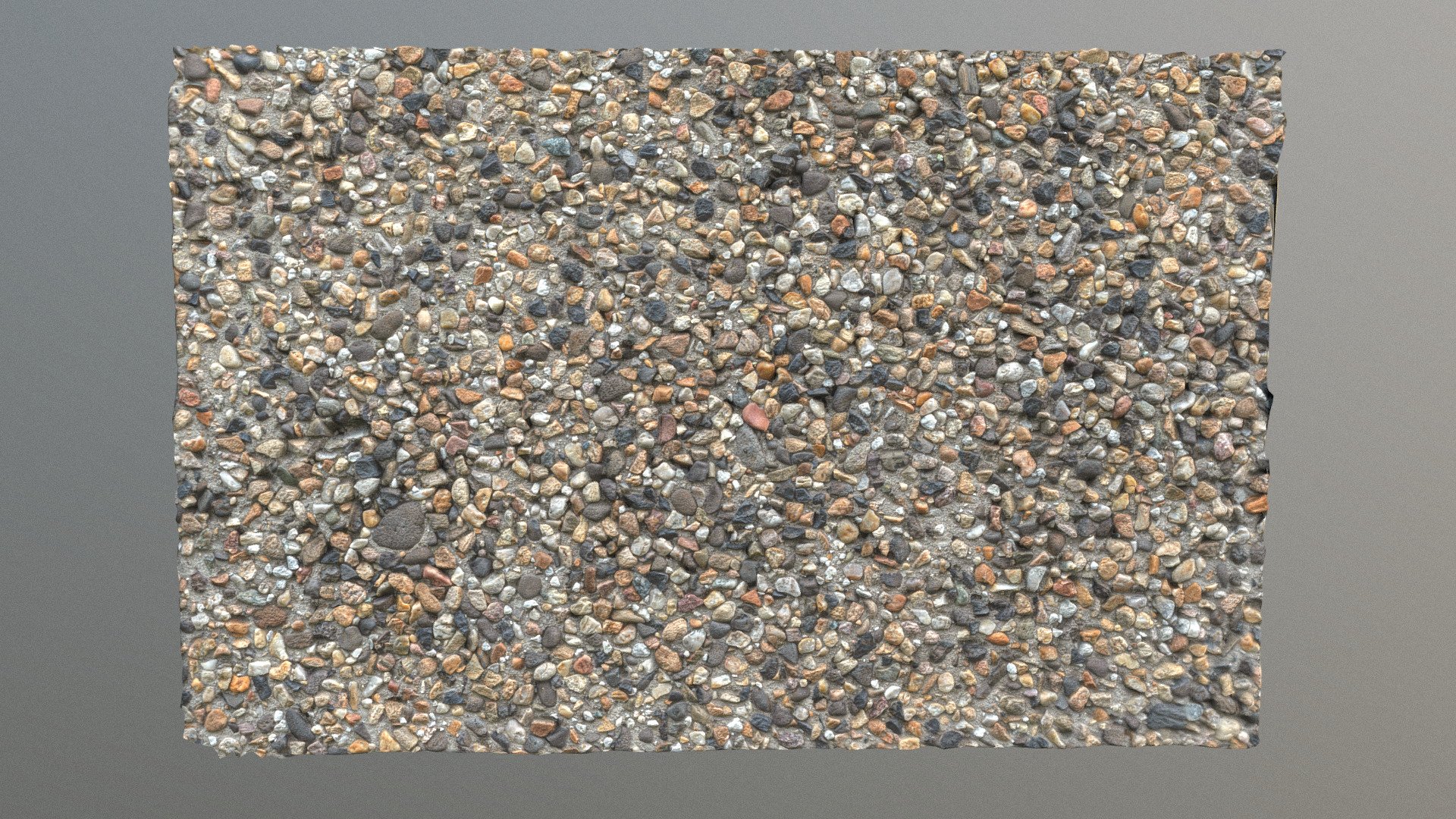 Stone wall texture pattern, small pebbles - Buy Royalty Free 3D model ...