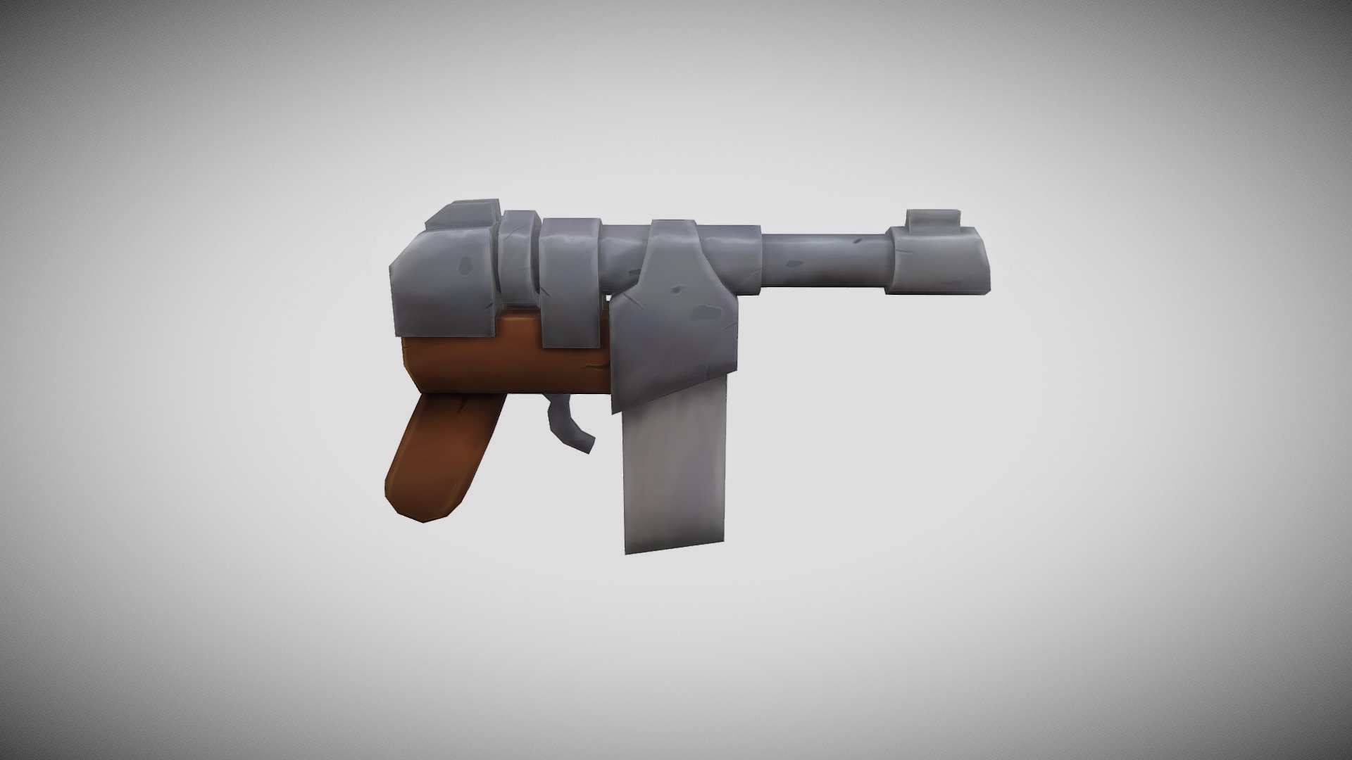 Stylized pistol - 3D model by h444 [9c43ee9] - Sketchfab