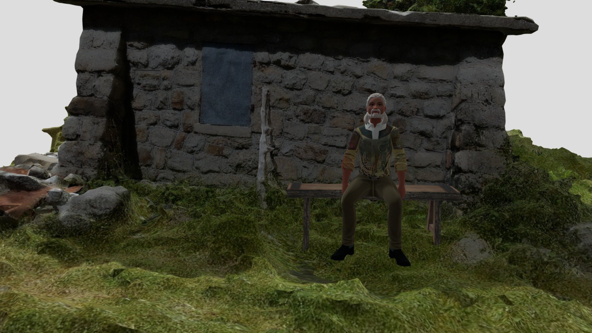 La Cabane - Download Free 3D model by PatrickBiani [9c4432a] - Sketchfab
