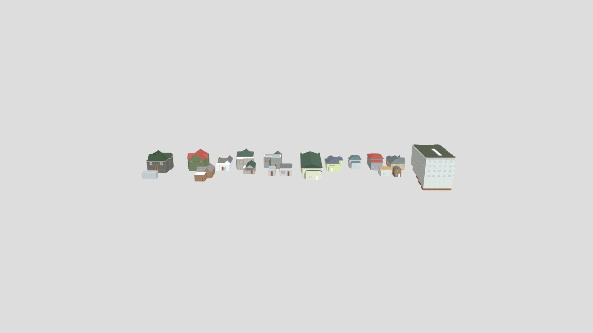 Block 33A COLLADA Buildings - Download Free 3D model by cfletche ...