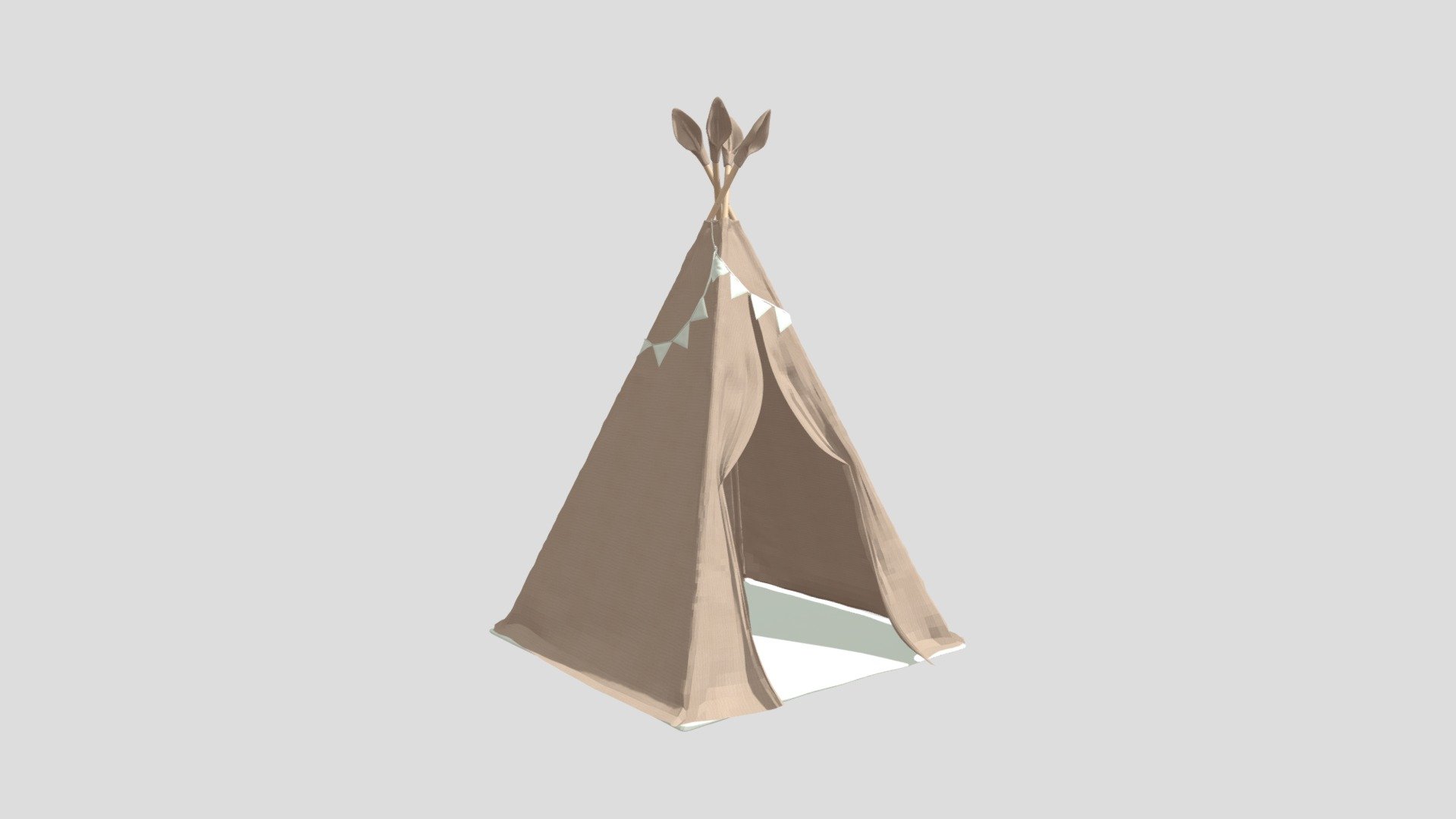 Tenda TIPI - 3D model by total3d (@3dxperts) [9c44a77] - Sketchfab