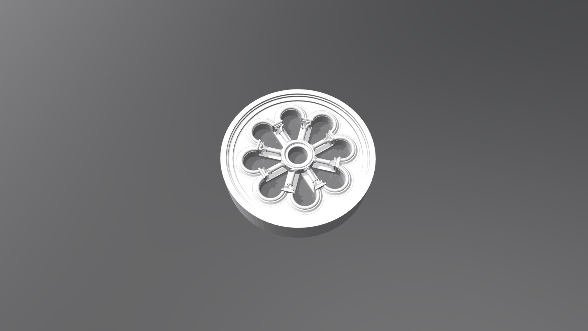 CPDP Rose Window - 3D model by AI_MAINZ [9c46636] - Sketchfab