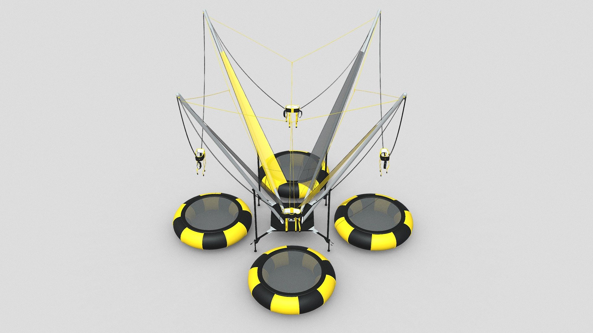 Bungee Trampoline - Buy Royalty Free 3D model by HarmonyLands (@masoudmirzahoseini) [9c48b63 ...