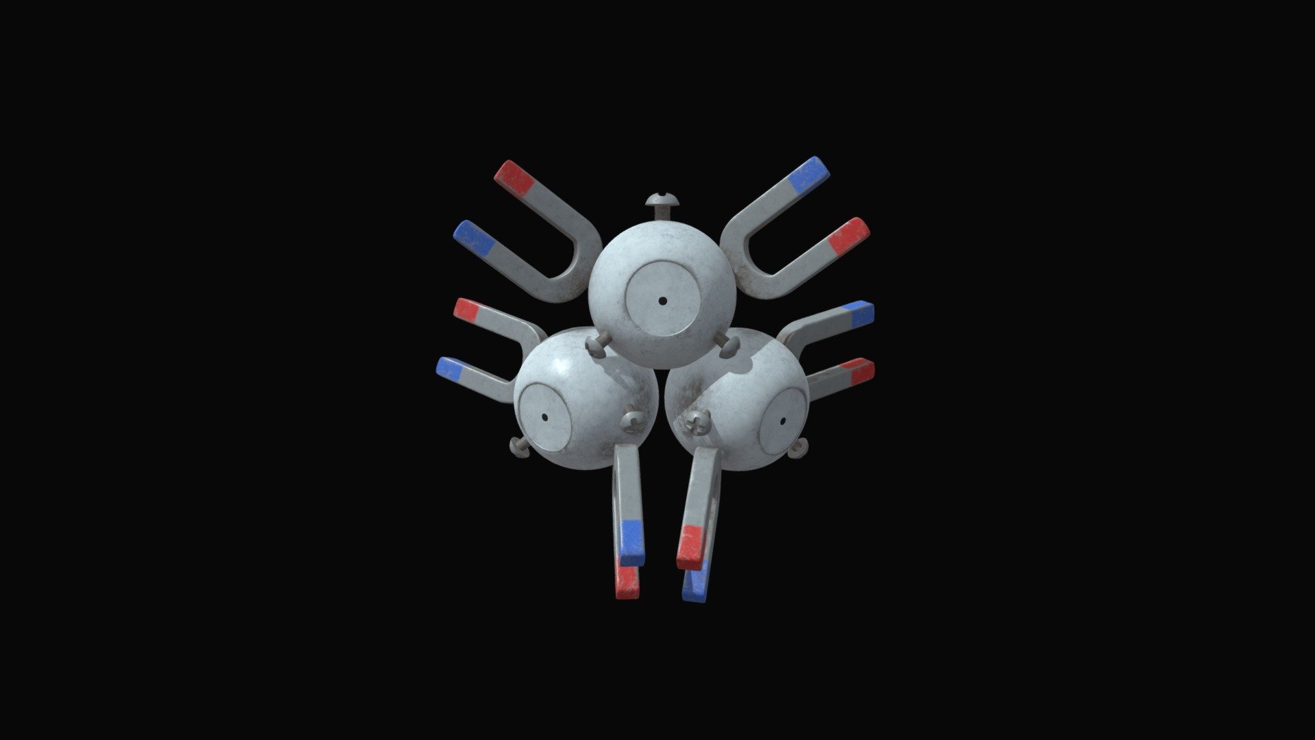 Pokemon Magneton - 3D model by DarkShinigami [9c48e40] - Sketchfab