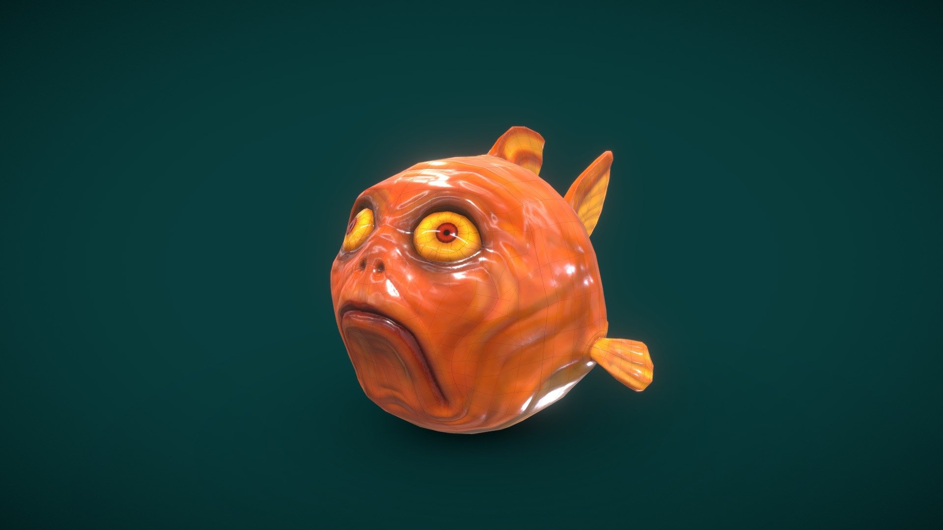 Goofy Fish - 3D model by mhze [9c4b462] - Sketchfab