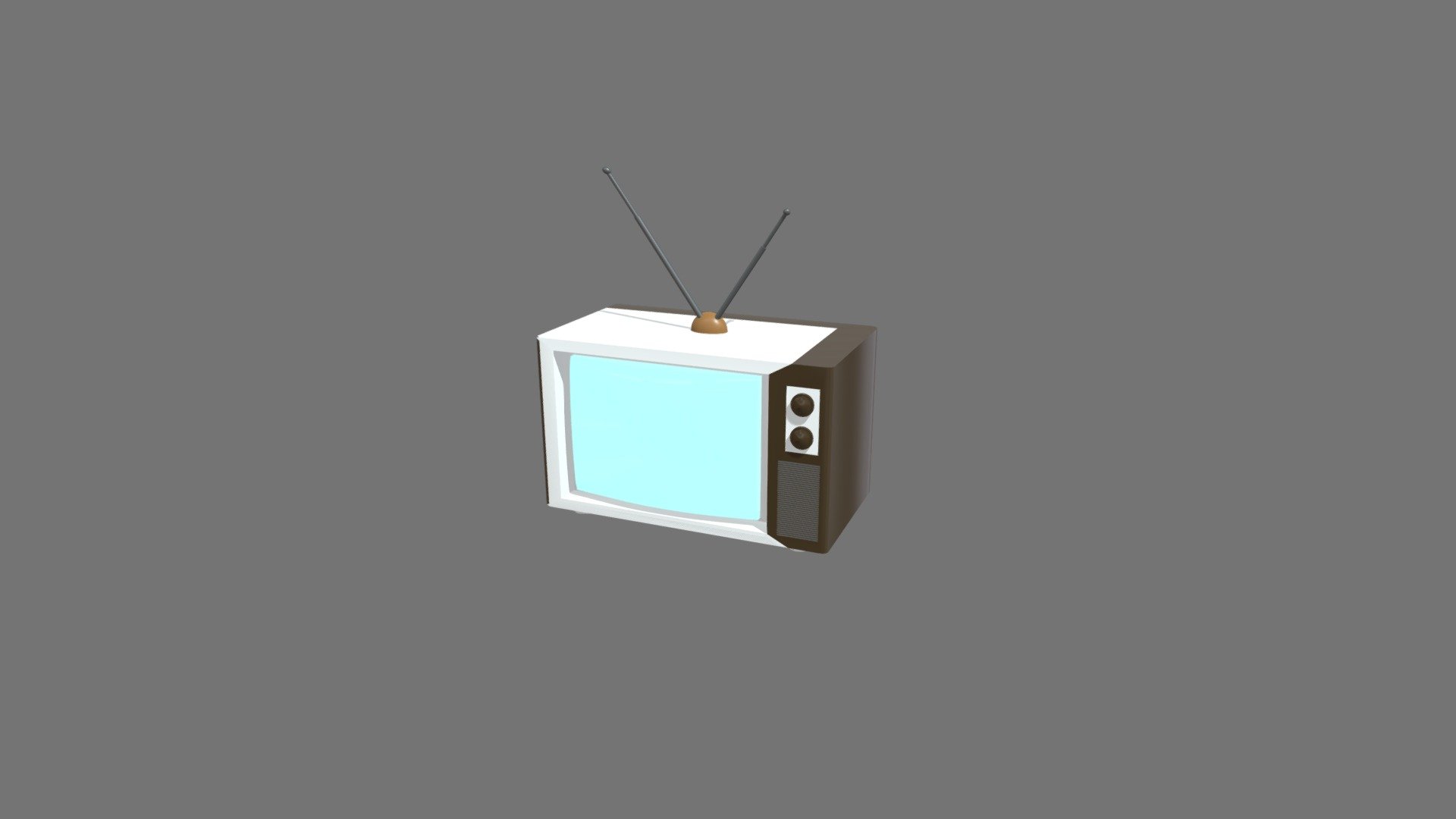 Old TV Finished - 3D model by GreekMafiaBoss9 [9c4bedd] - Sketchfab