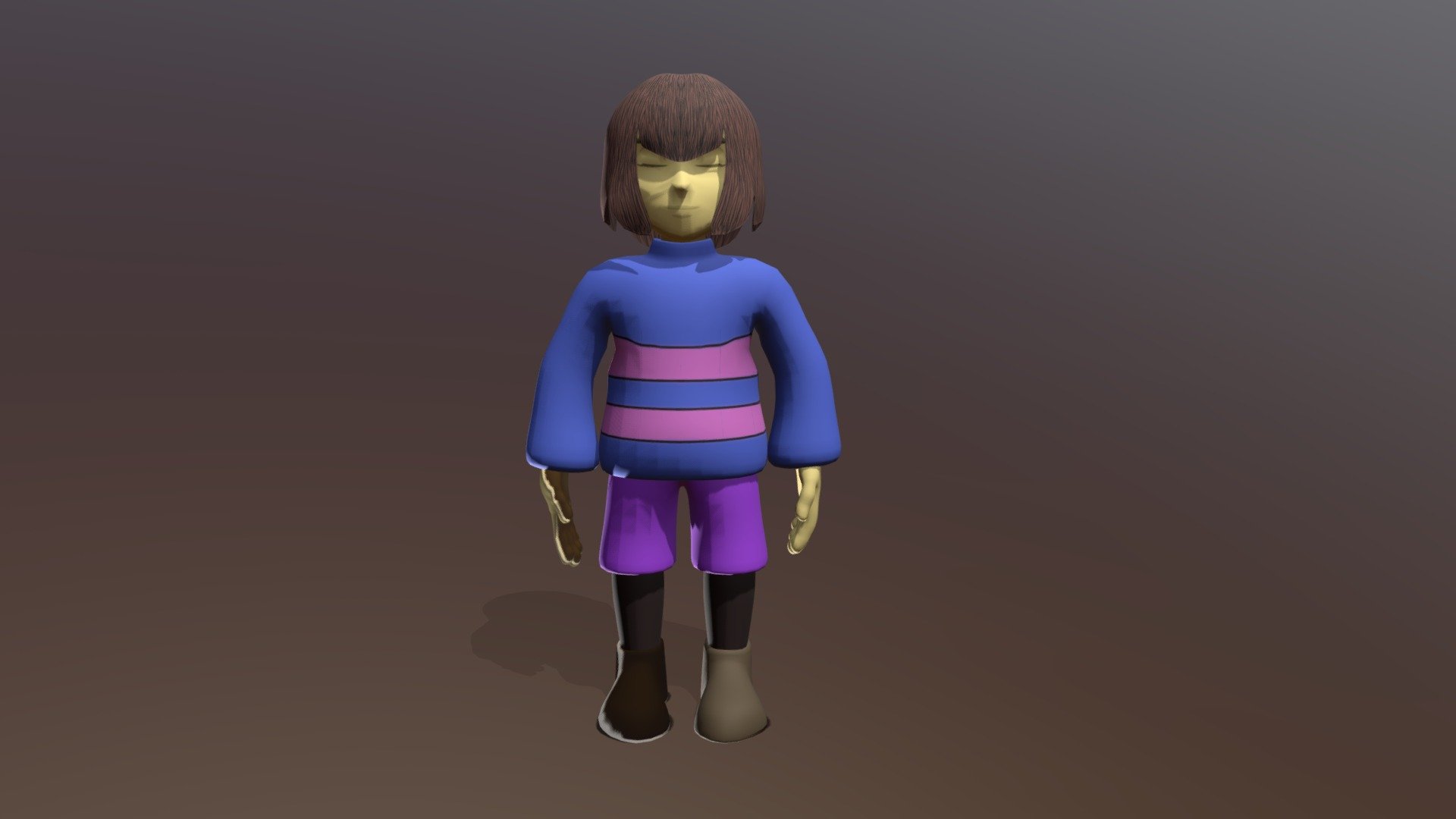 Frisk - 3D model by Syrhana [9c4f6d0] - Sketchfab