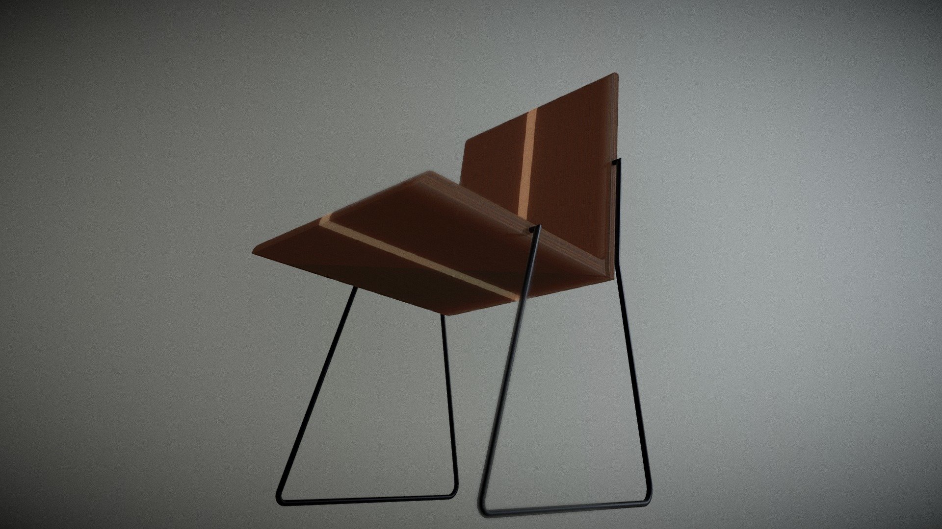 Rebar Chair - 3D model by loganh96 [9c50377] - Sketchfab