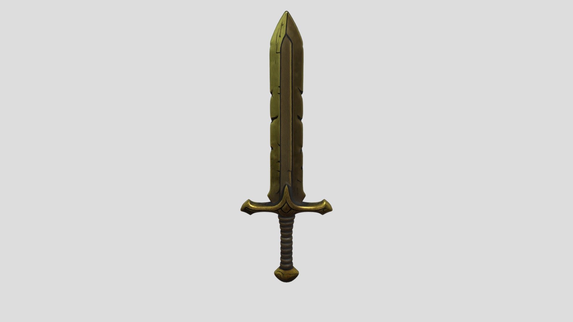 Gilded Longsword - 3D model by kaipow [9c51155] - Sketchfab