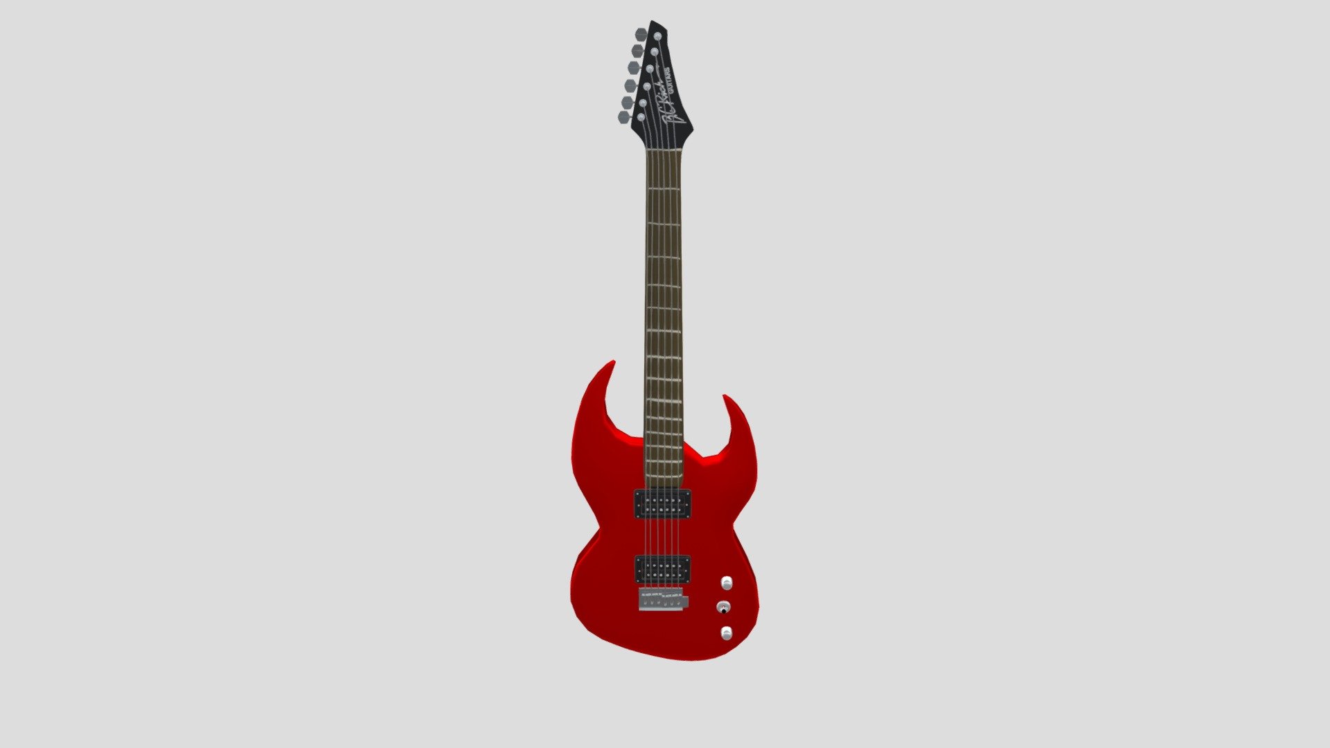electric guitar - 3D model by jiyou29 [9c55bc0] - Sketchfab