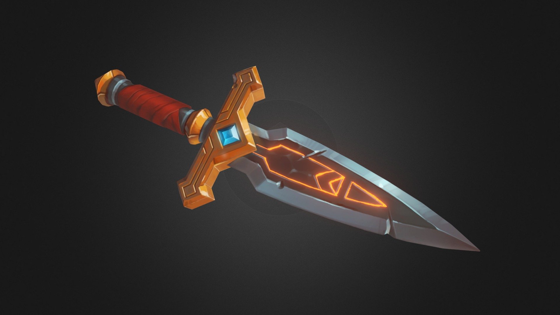 Stylized Dagger - 3D model by raV (@raV_3d) [9c55bf4] - Sketchfab