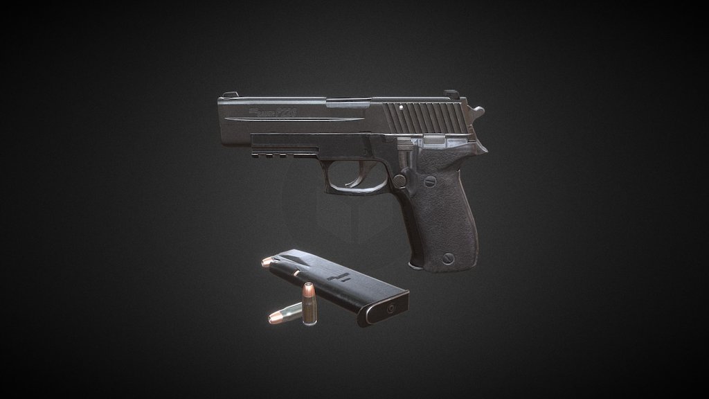 Sig Sauer - 3D model by 3dmxion [9c5730b] - Sketchfab