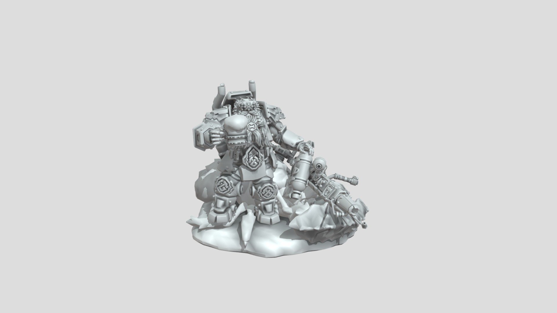 Deep Rock Galactic Driller Statue - 3D model by DragD [9c57734] - Sketchfab