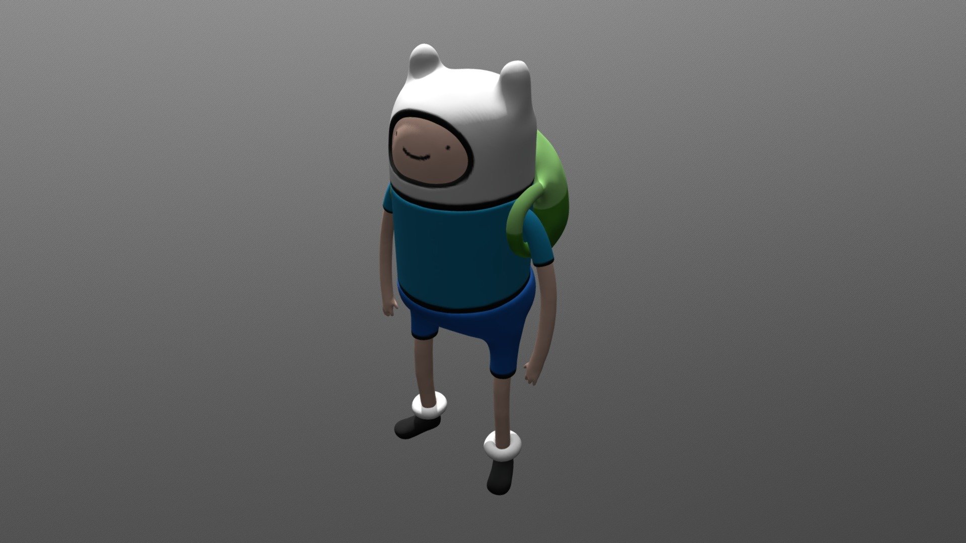 Finn from Adventure Time - 3D model by meson [9c5a962] - Sketchfab