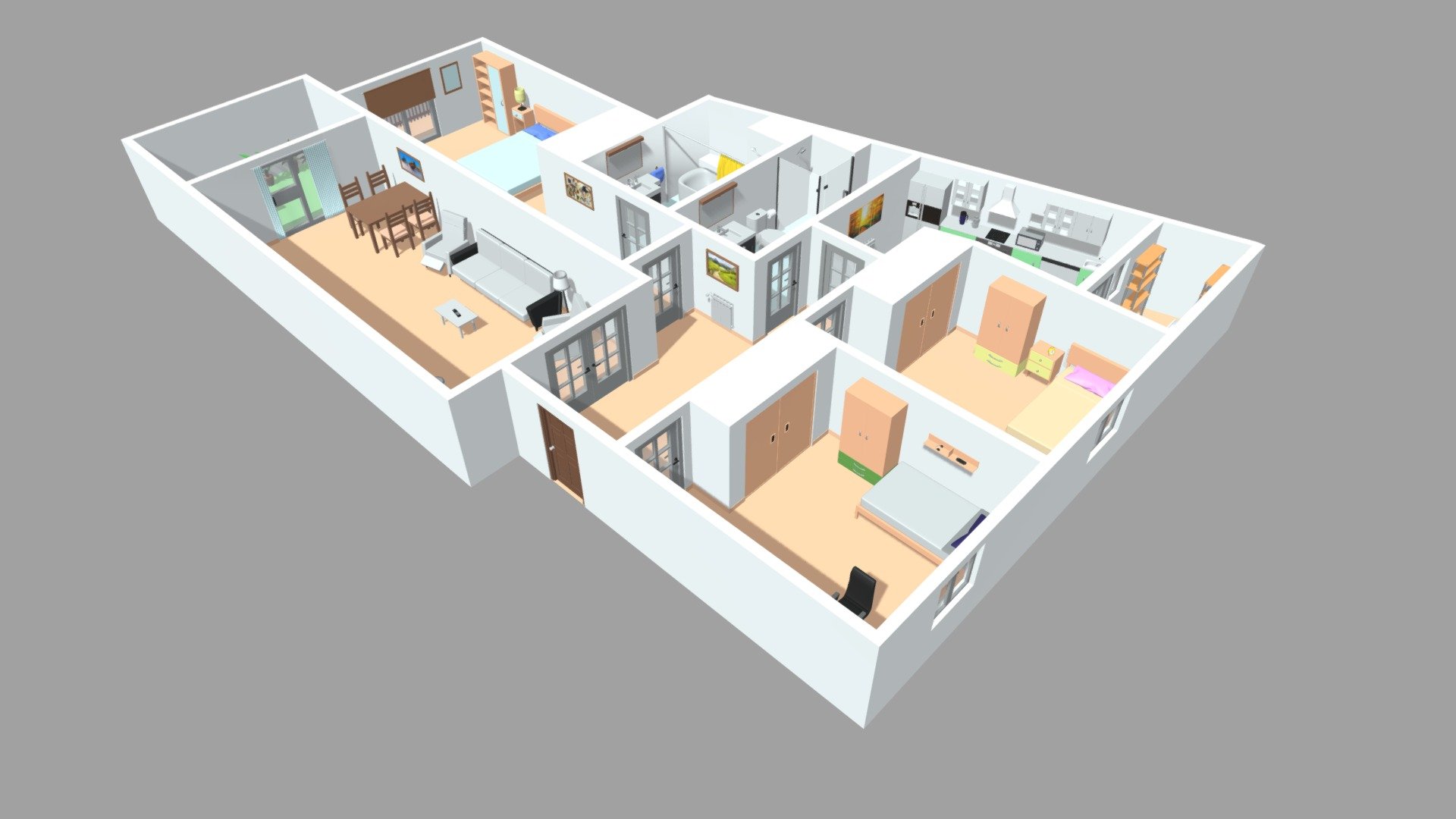 Piso - 3D model by LTellez14 [9c5b4ea] - Sketchfab