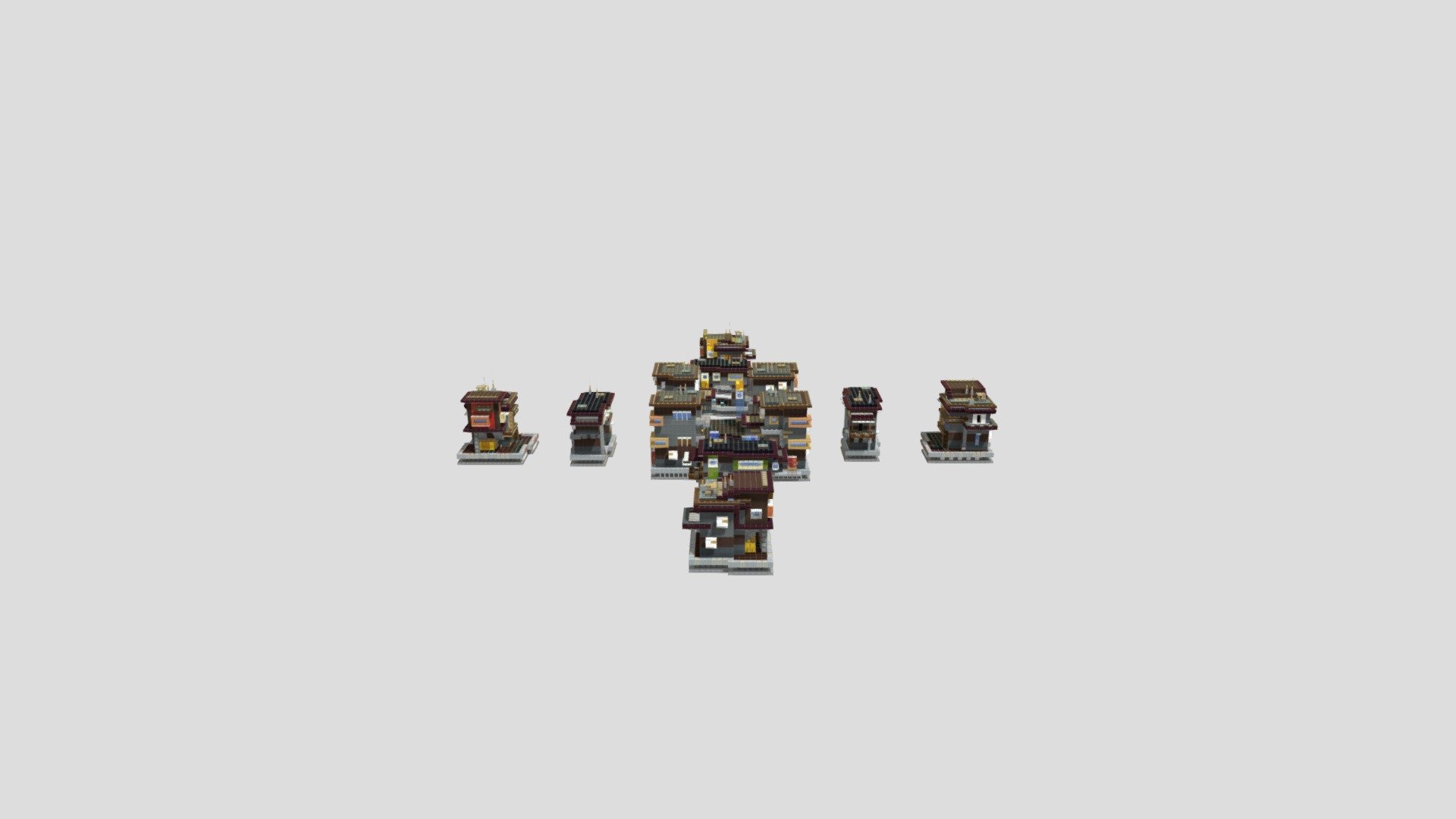 PixelMine | 4 Unique Bedwars Maps 2 - 3D model by Pixel Mine (@pixelminestudio) [9c5e834 ...