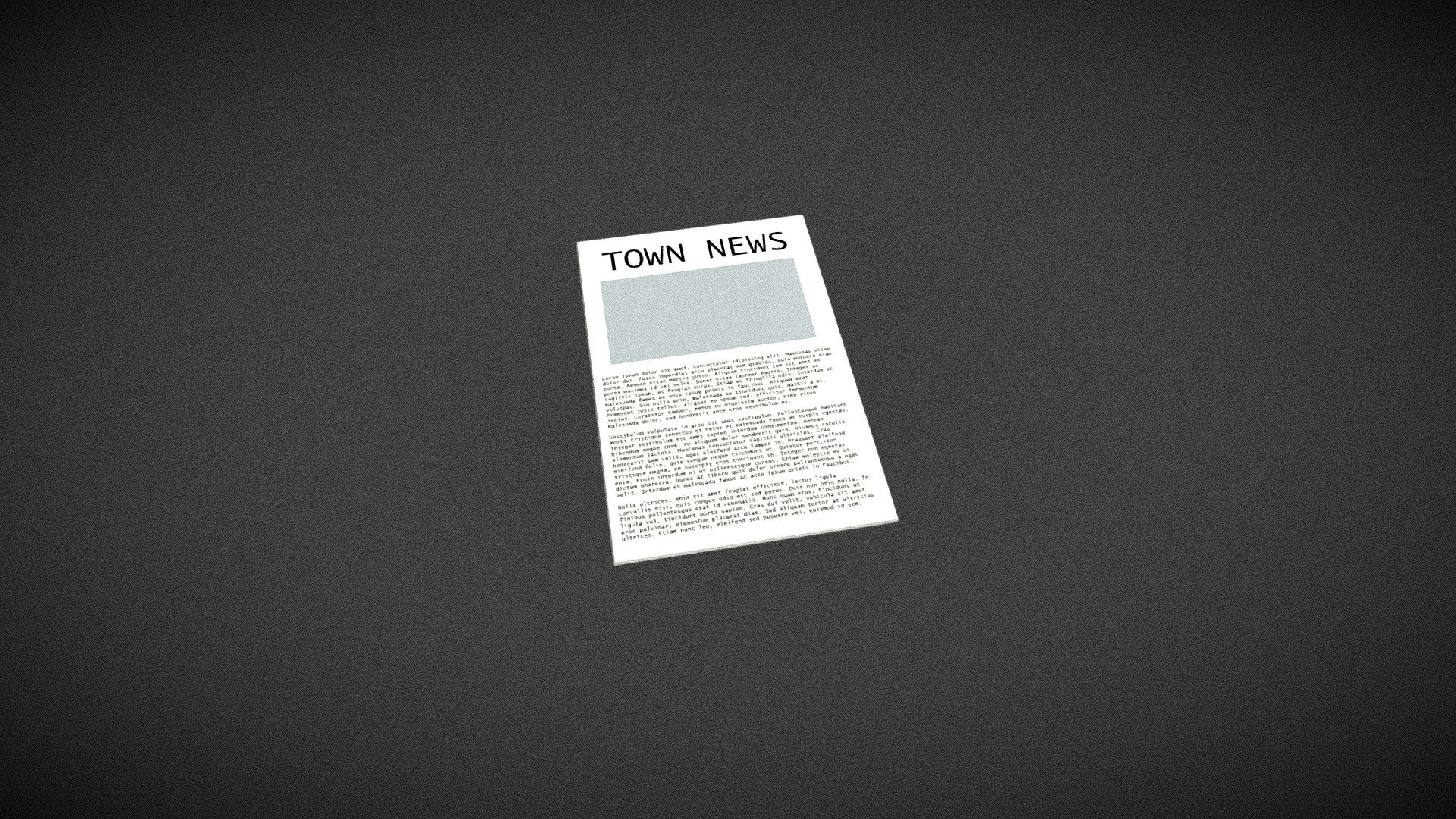 Lowpoly Newspaper Animated - Buy Royalty Free 3D model by tamminen ...