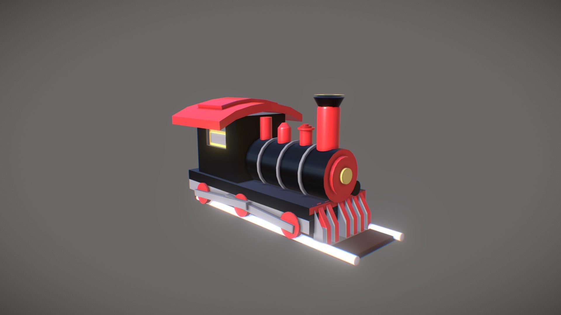 My first 3D train - 3D model by Estefania_Avila [9c61cad] - Sketchfab