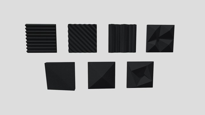 Acousticpanels 3D models - Sketchfab
