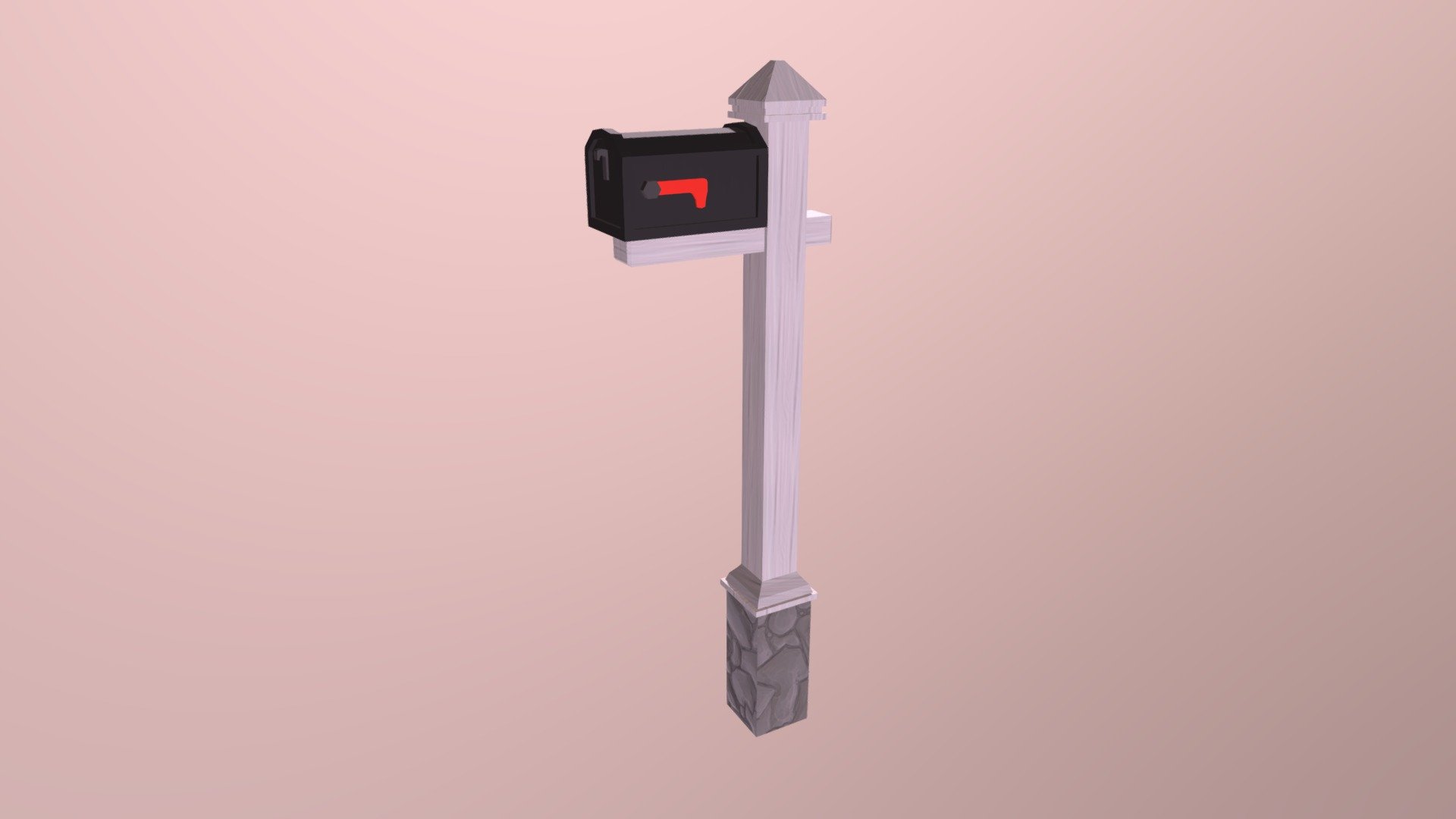 Handpainted Stylized Mailbox - Download Free 3D model by Izzy (@RigiT ...