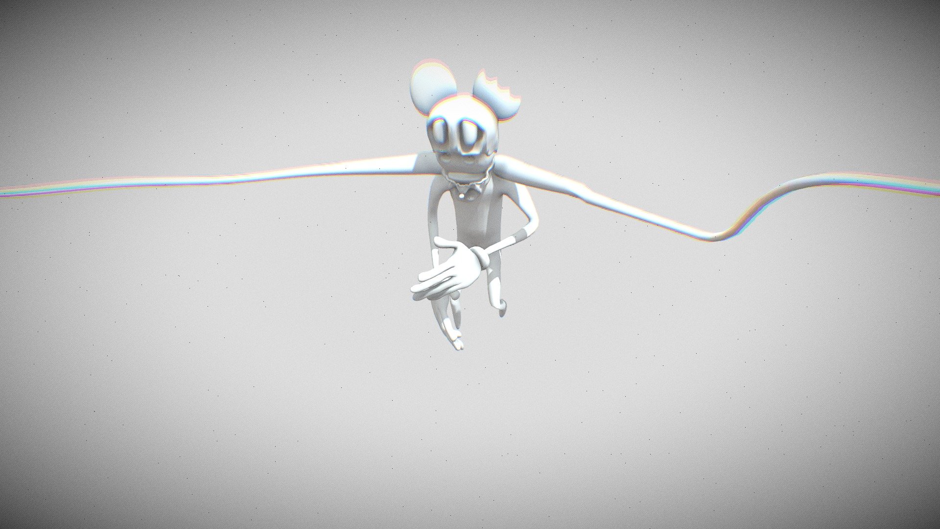 Cartoon Mouse KILLER RIGGED - Download Free 3D model by ...