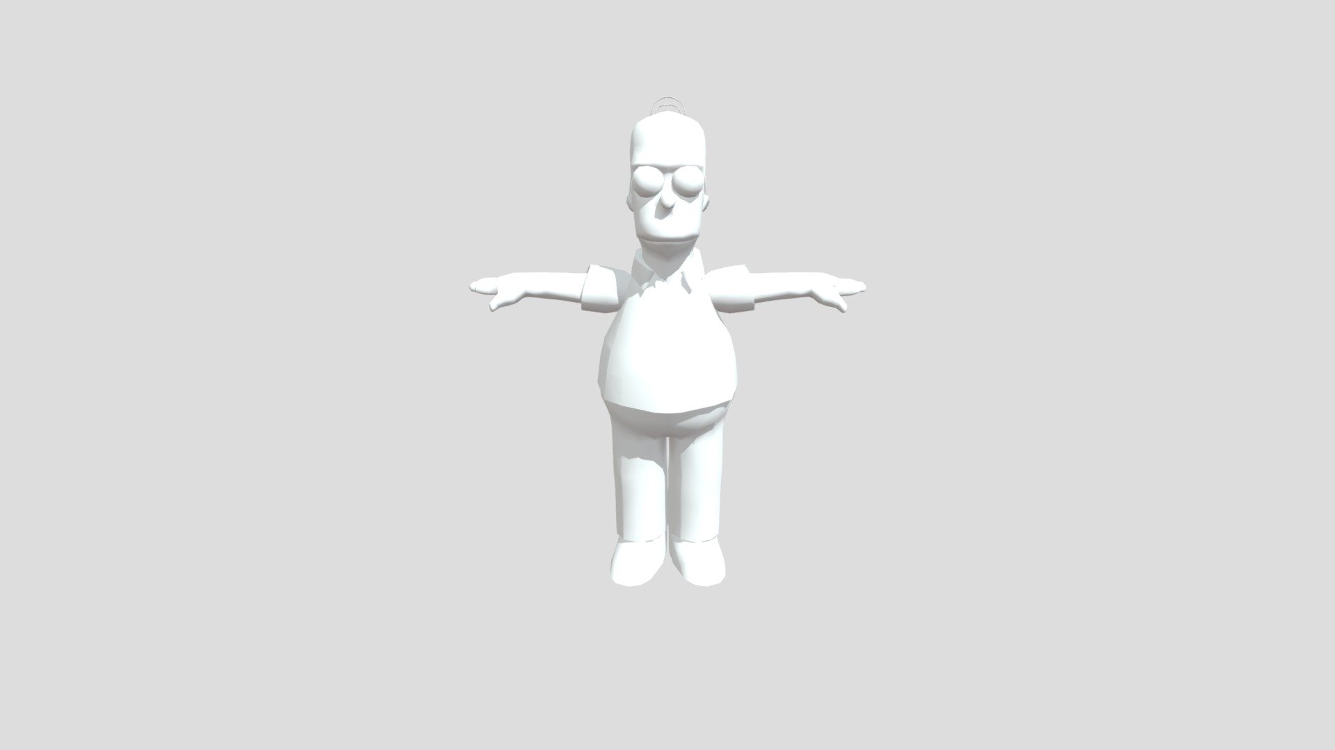 Homer Simpson - Download Free 3D model by Eye Balla (@westideHomes ...