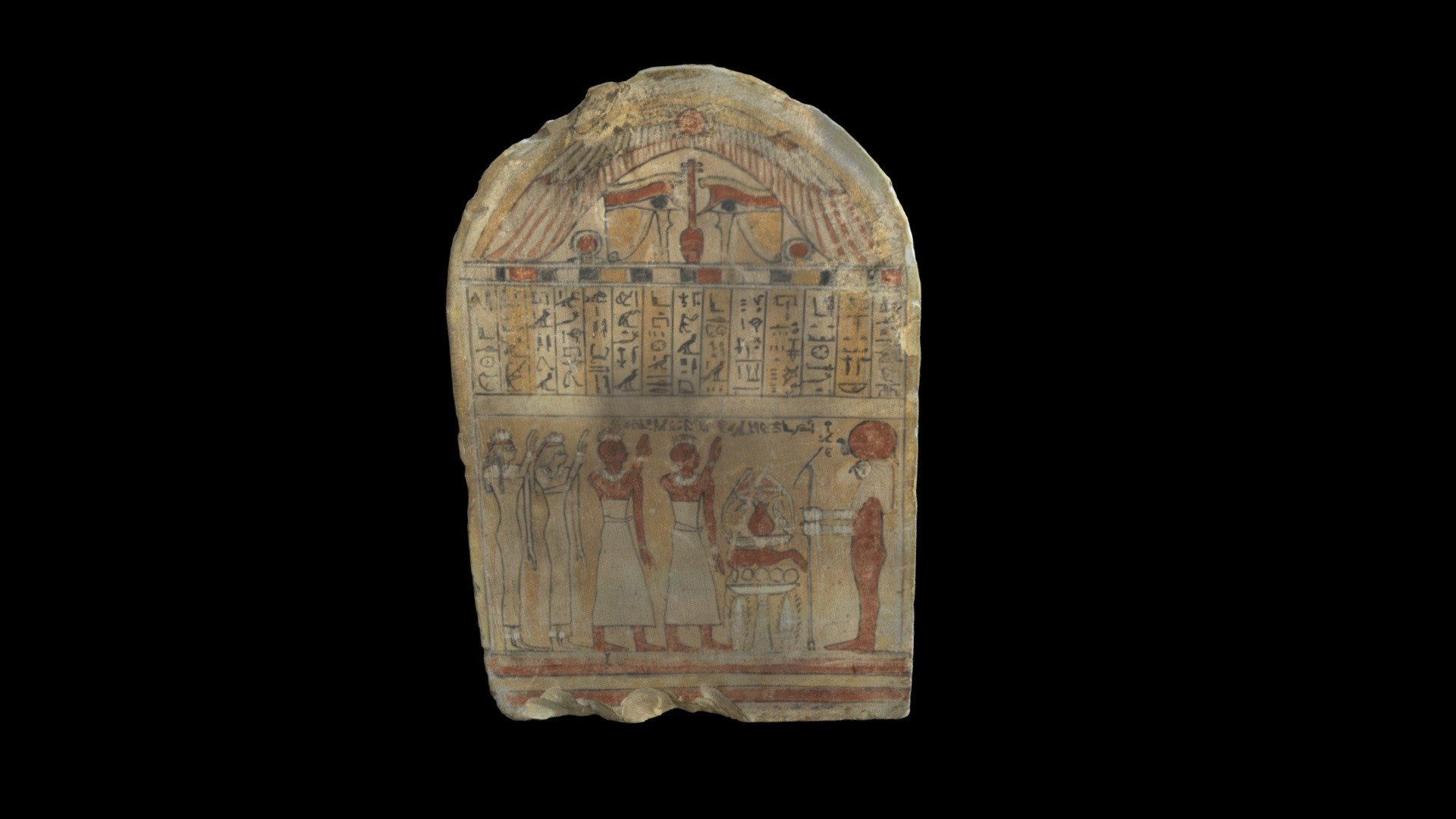 Stela of Seter-au - Download Free 3D model by Harvard Museum of the ...