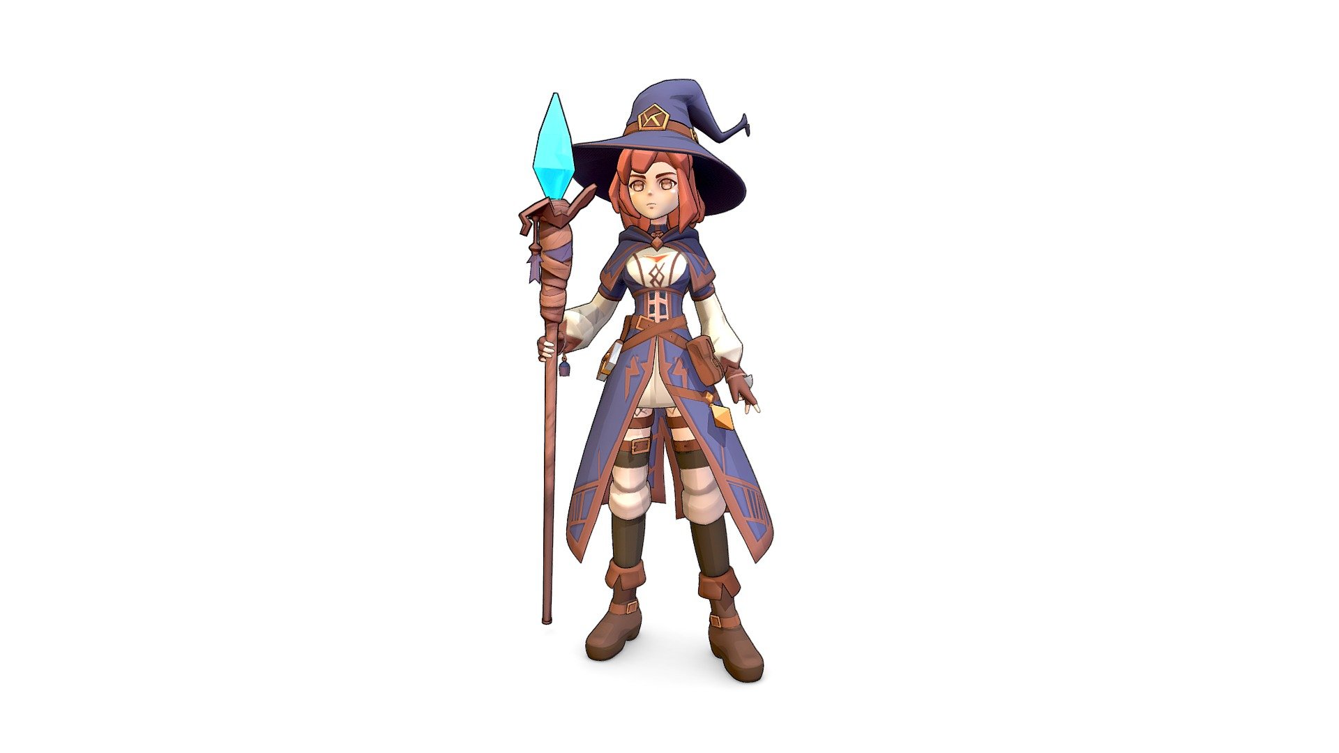 Mystic Sorceress Character - 3D model by Polymator Interactive ...