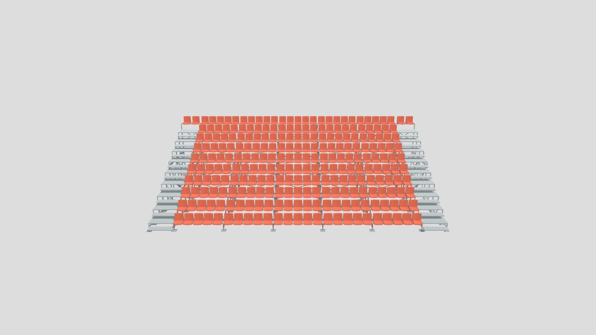 Elevated Bleacher - Download Free 3D model by josé serrão ...
