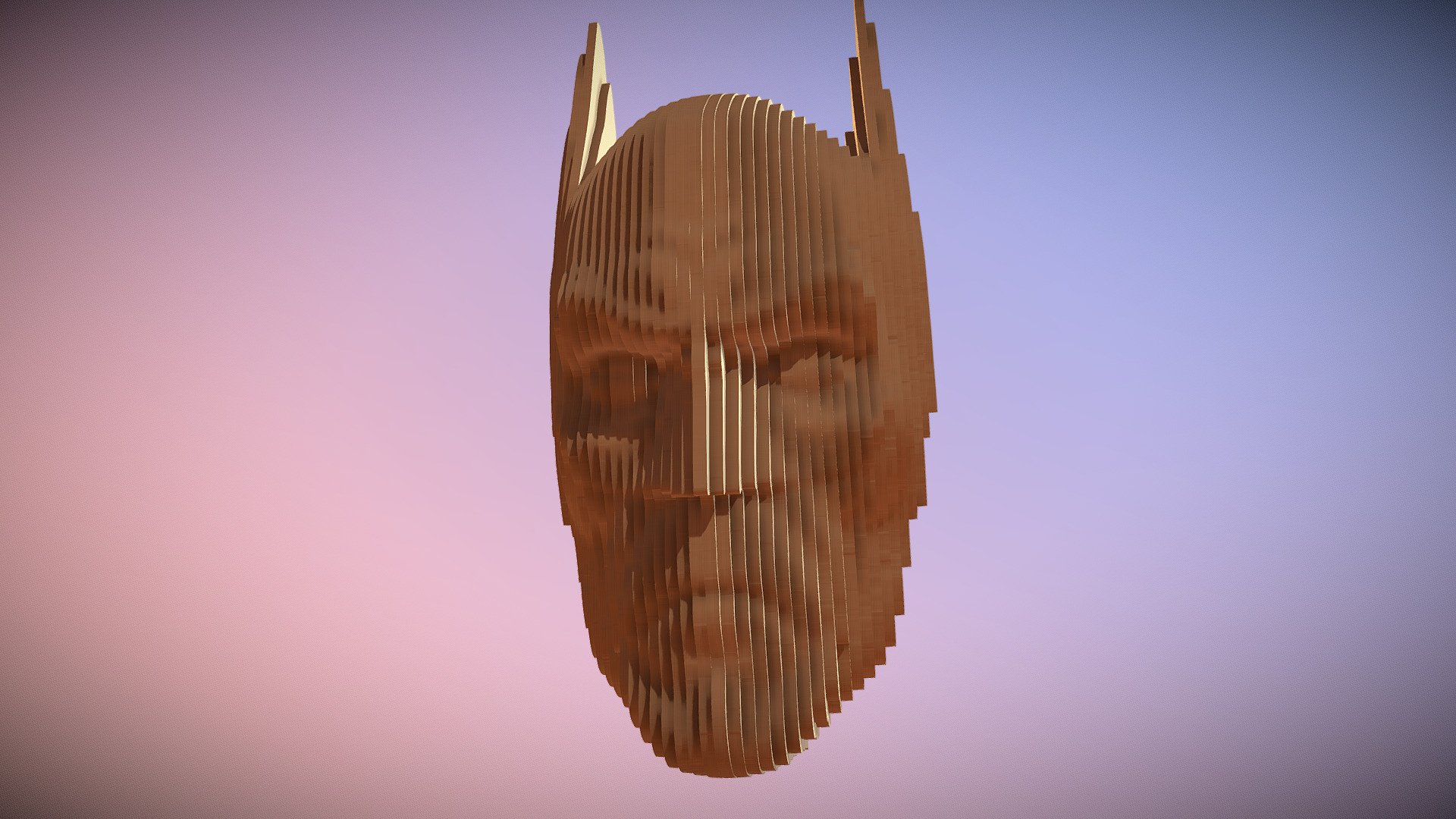 Cabeza Batman (cutting laser) - 3D model by Mitrik [9c6a4a0] - Sketchfab