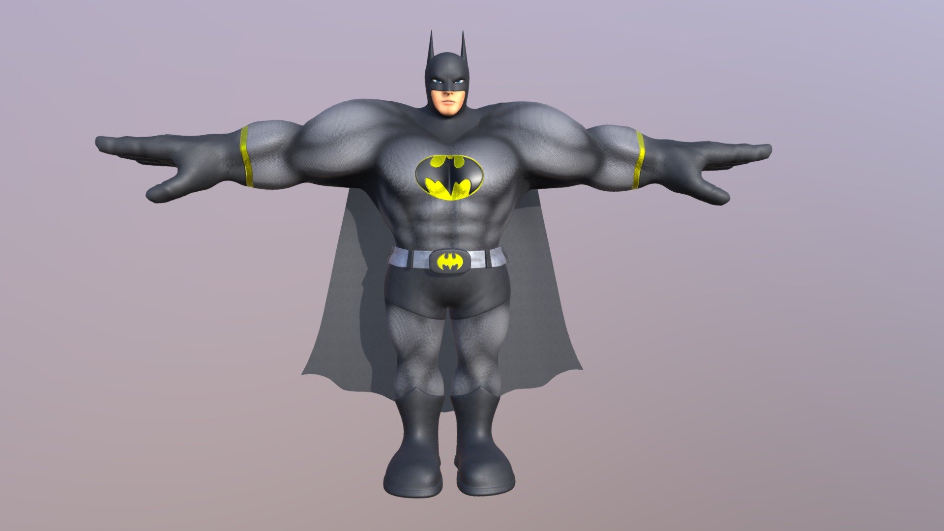 Batman Muscle - Buy Royalty Free 3D model by Pixelbox Studio ...