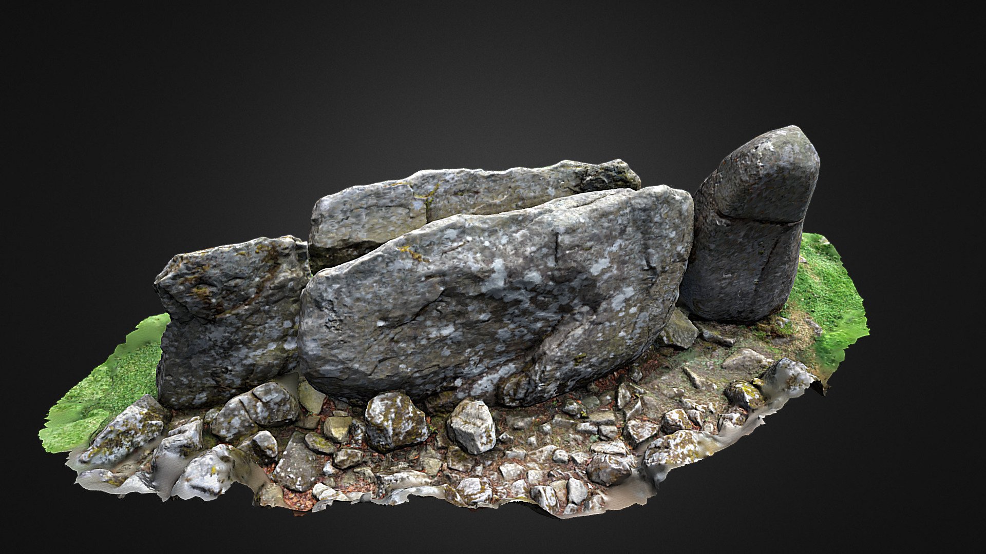 Loanhead of Daviot Recumbent Stone Circle - Download Free 3D model by ...