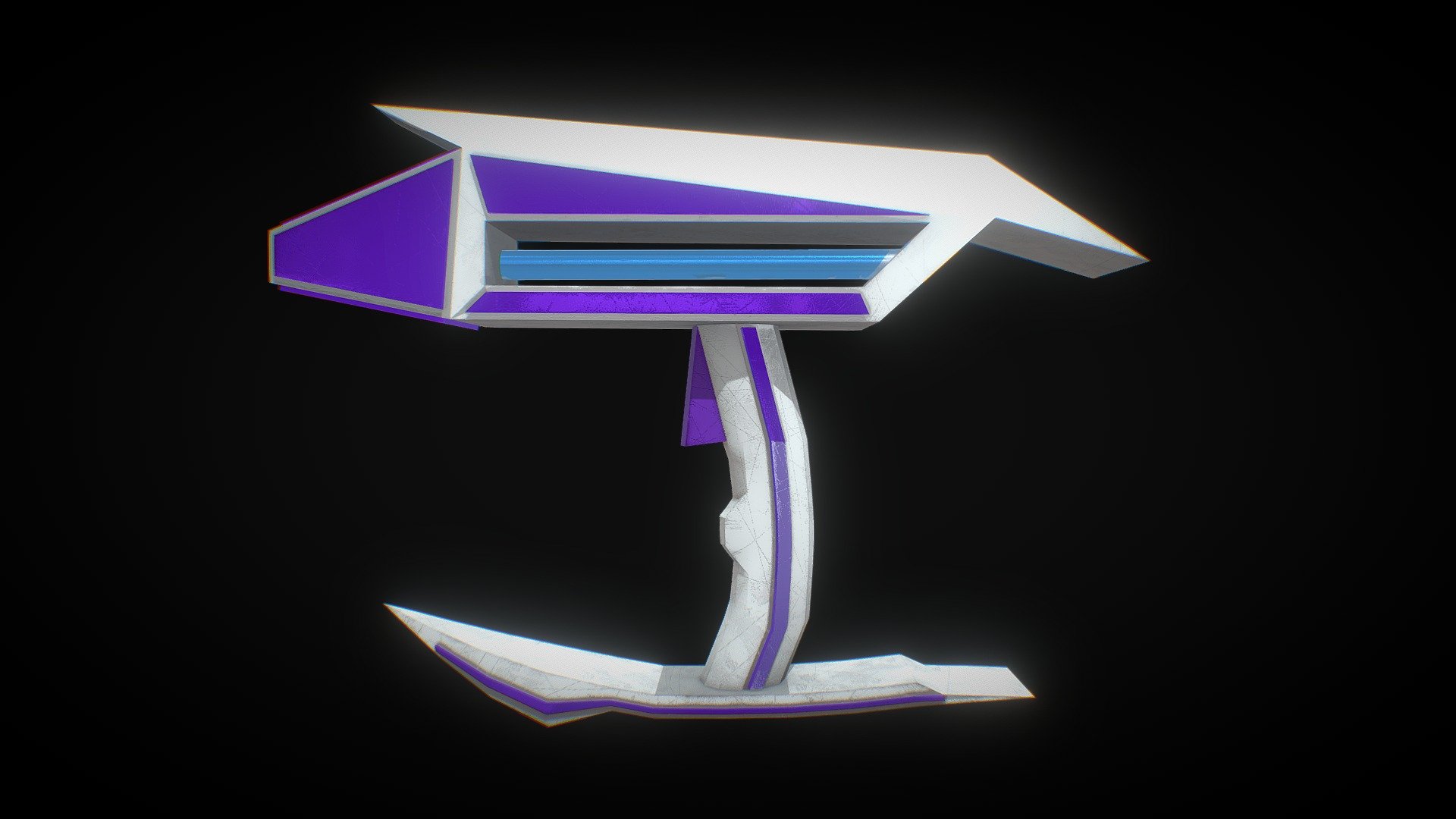 Sci-fi Laser Gun - 3D model by kris vidotto (@kvidotto) [9c6d41c ...