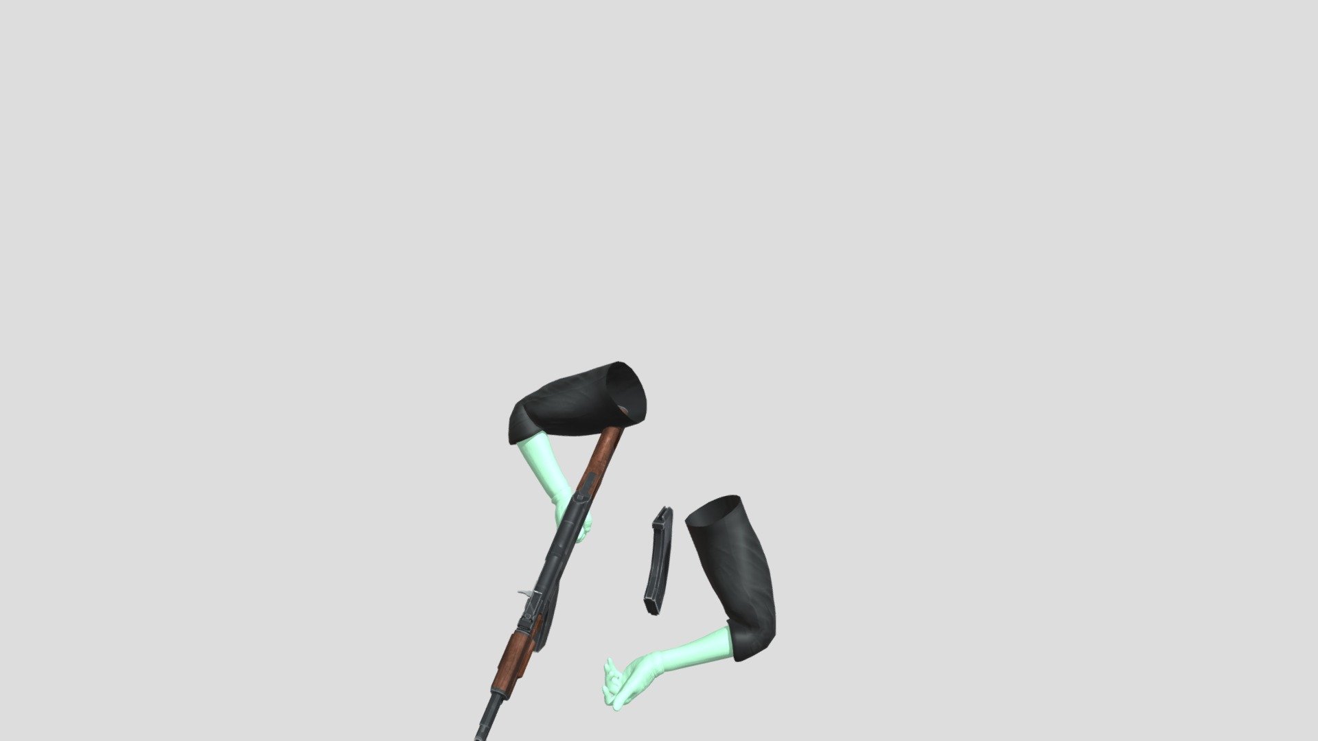 first person gun - Download Free 3D model by ExtremeGuy (@svetlana ...