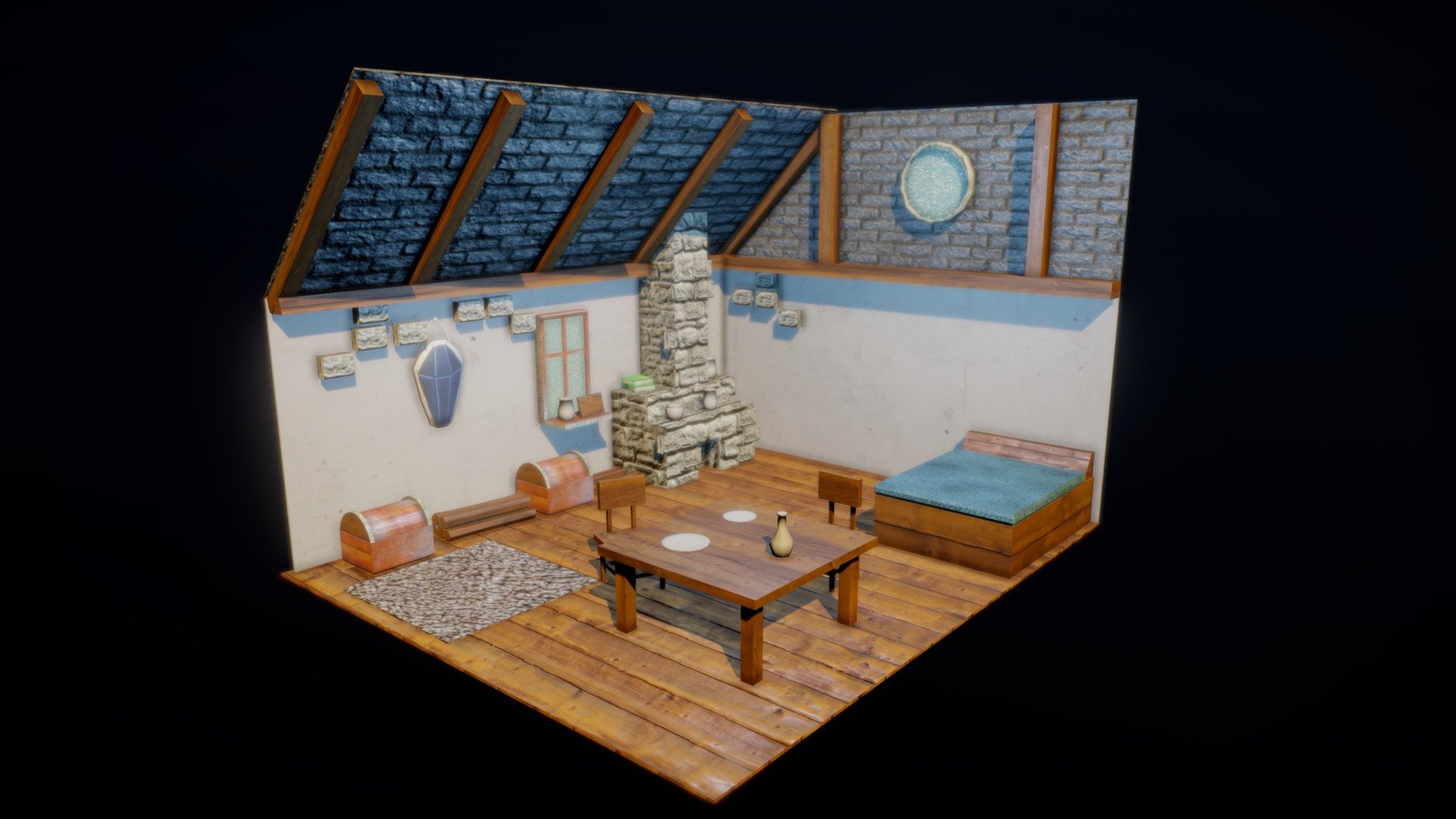 RPG Room - 3D model by bladesero [9c6ed13] - Sketchfab
