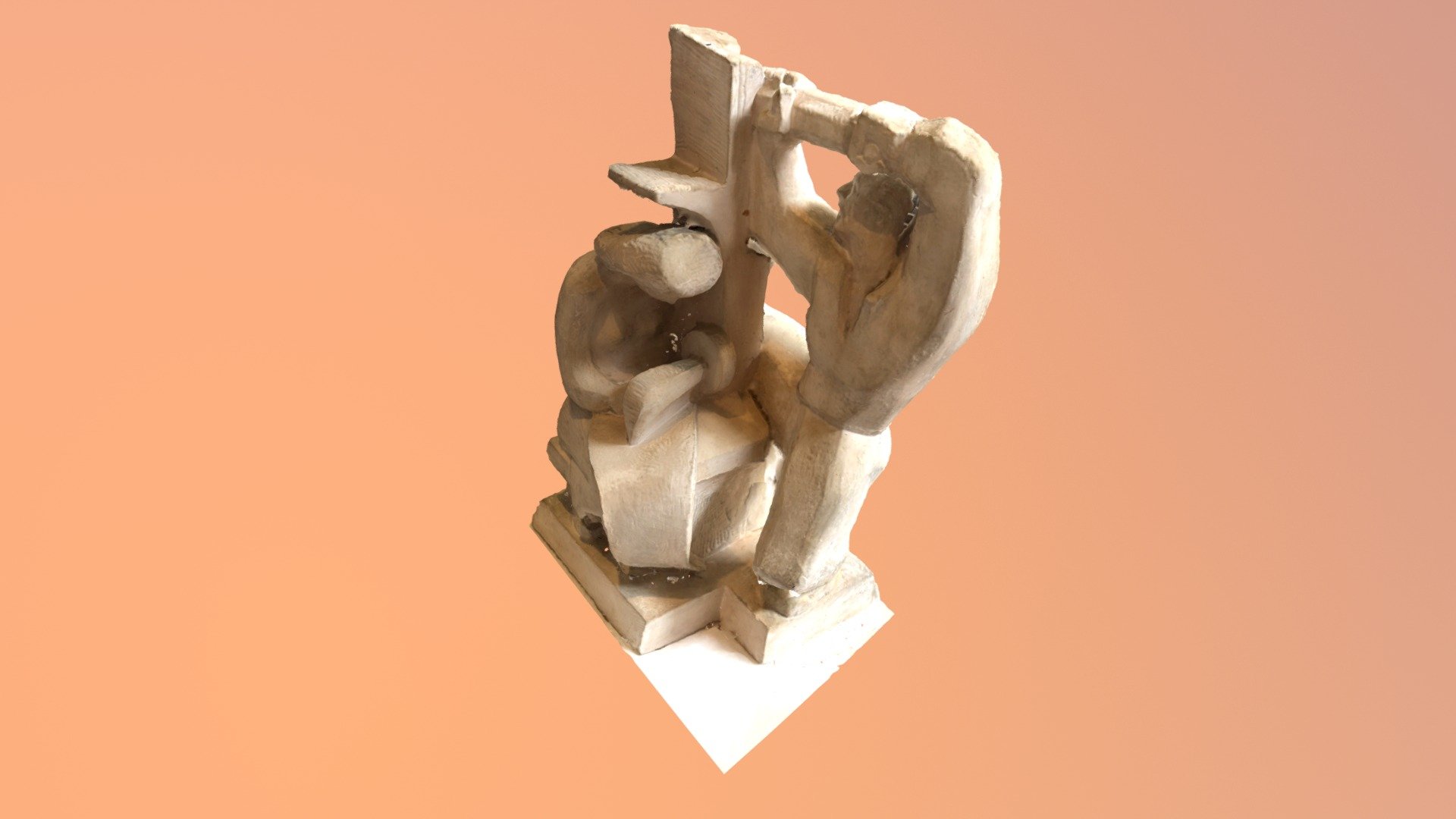 Sculpture of Two Figures - 3D model by Bennington3D [9c6ee5e] - Sketchfab