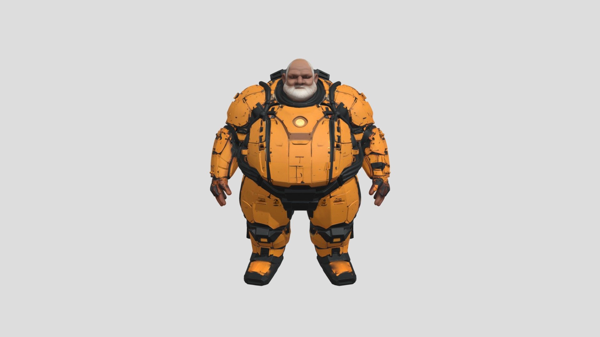 fatguyinsuitmech - 3D model by farizbinaziz [9c6fdfa] - Sketchfab